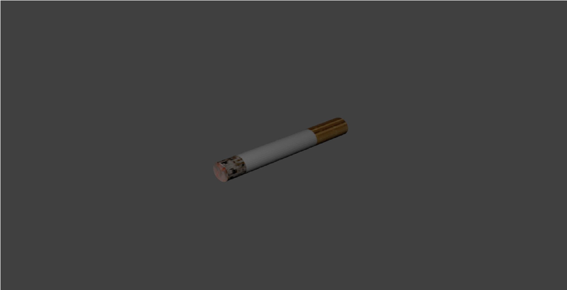 3d Model Cigarrete