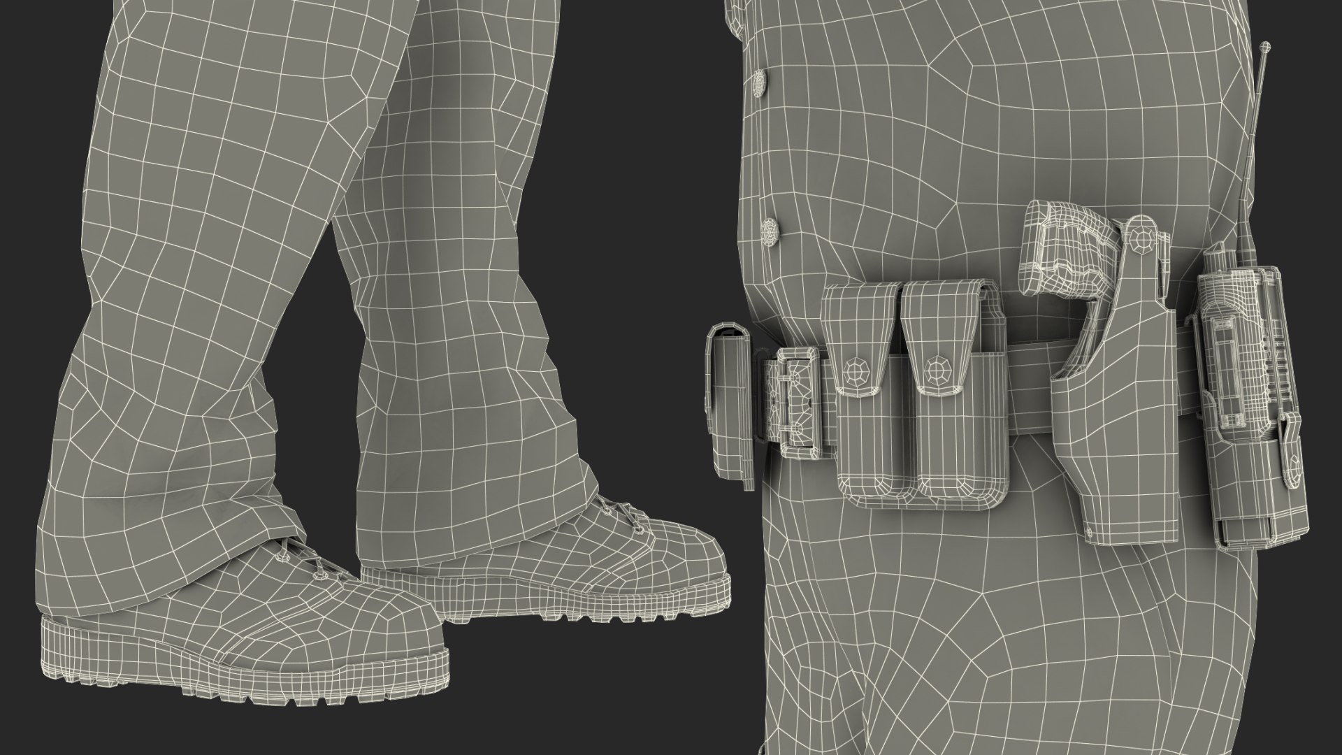 African american nypd police 3D model - TurboSquid 1476266
