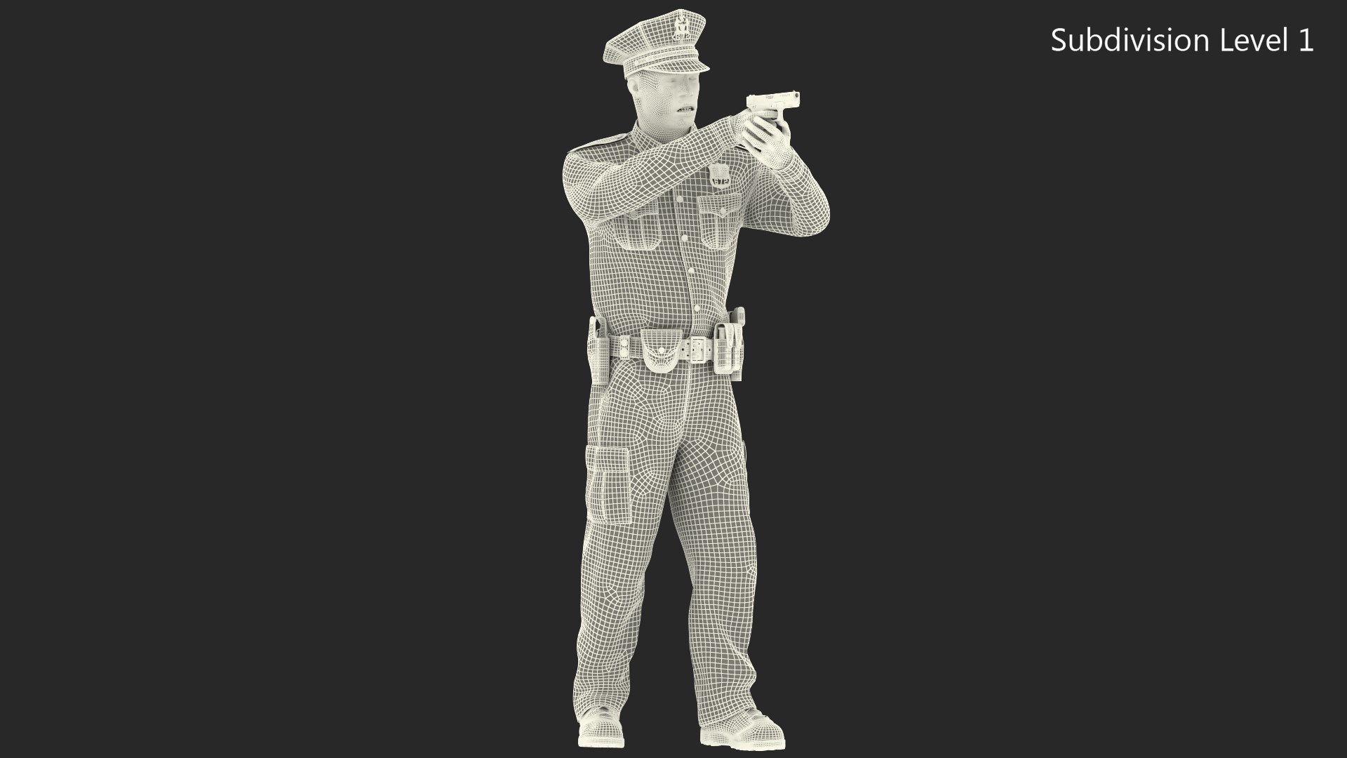 African american nypd police 3D model - TurboSquid 1476266