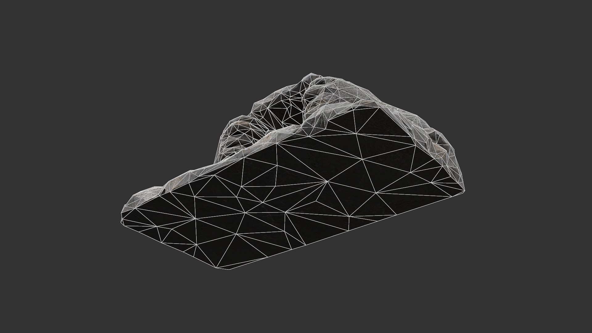 3D Cave Entrance Cliff Stone 02 - TurboSquid 2142267