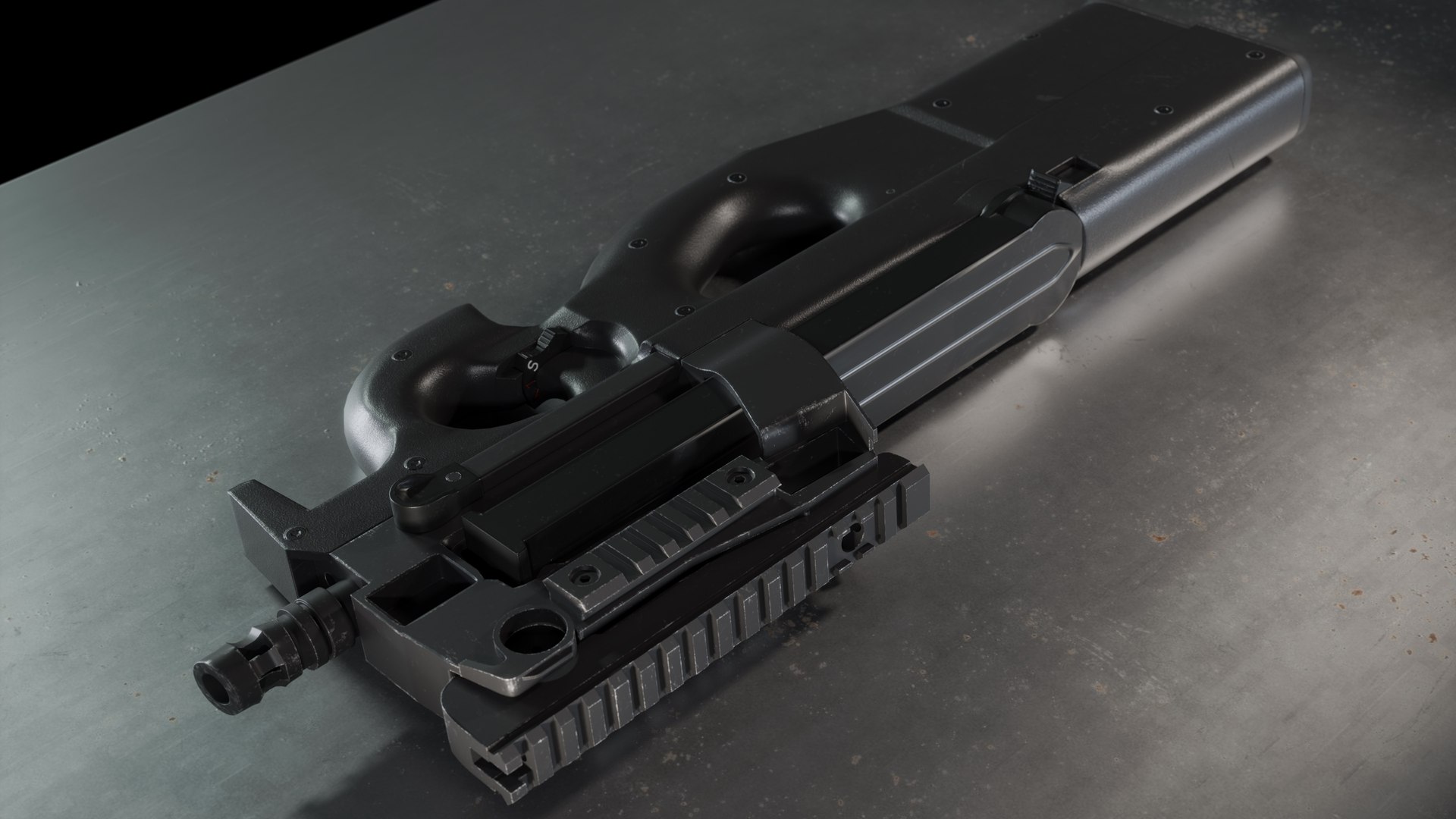 P90 3D Model - TurboSquid 1925549