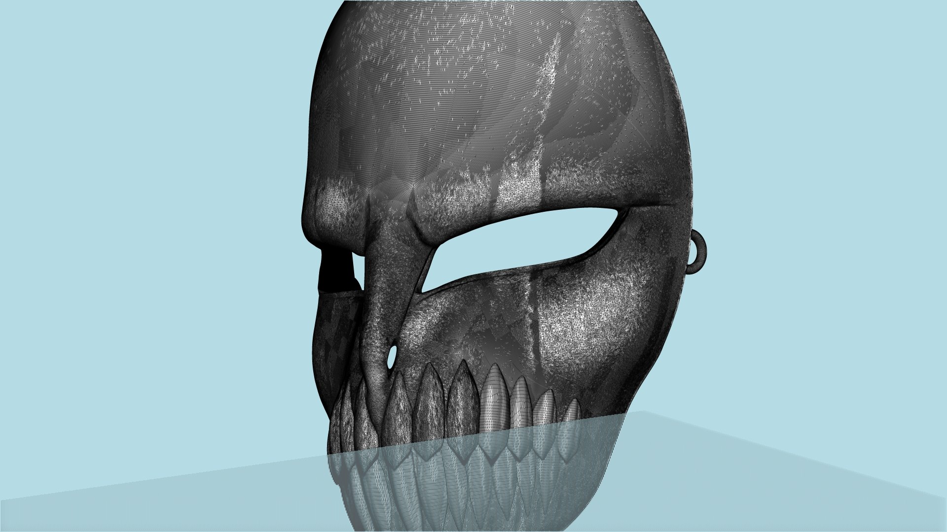 3D Hollow Mask 3D Printable - TurboSquid 2336262