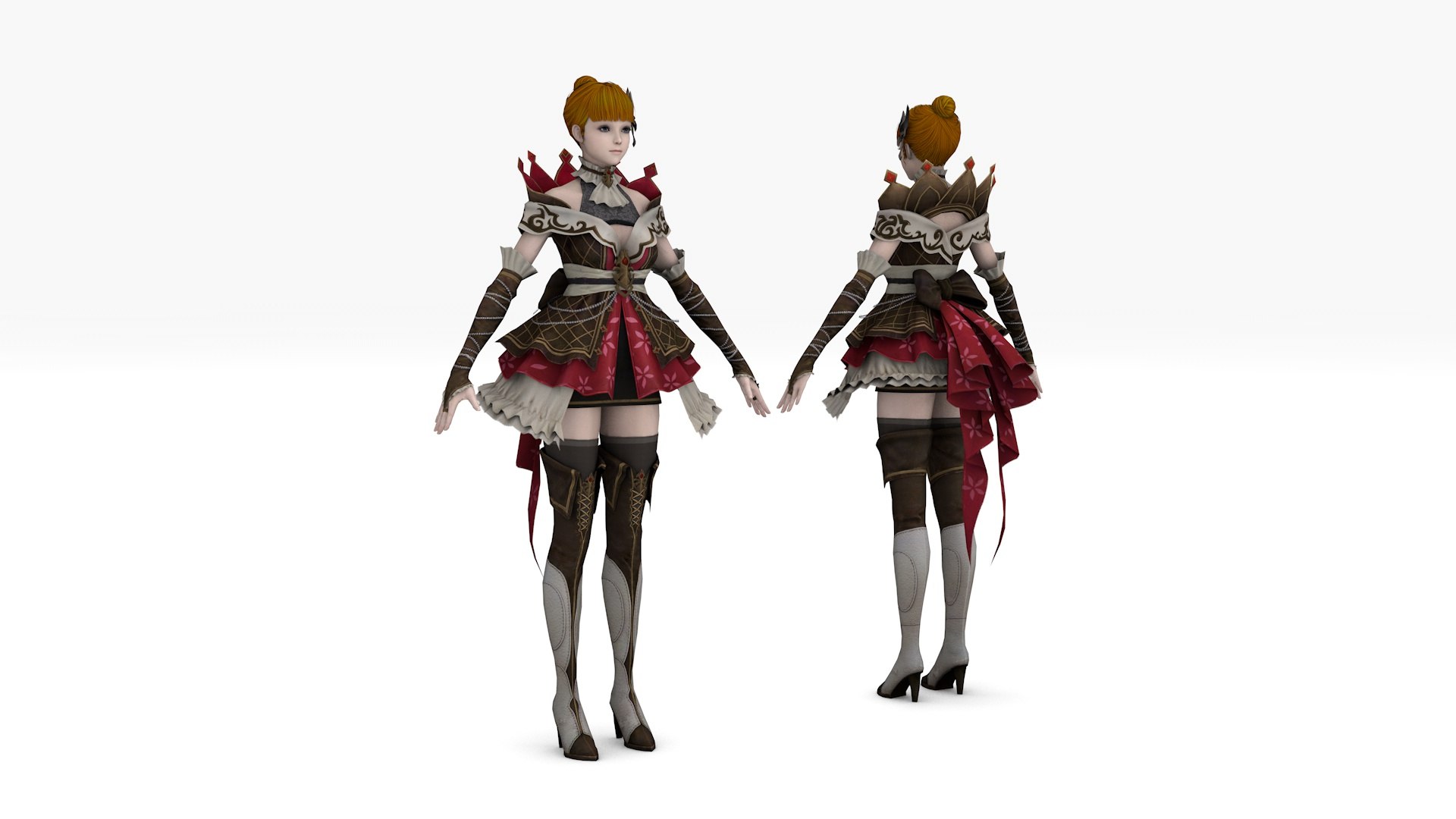 3D Princess Girl V3 model - TurboSquid 1894660