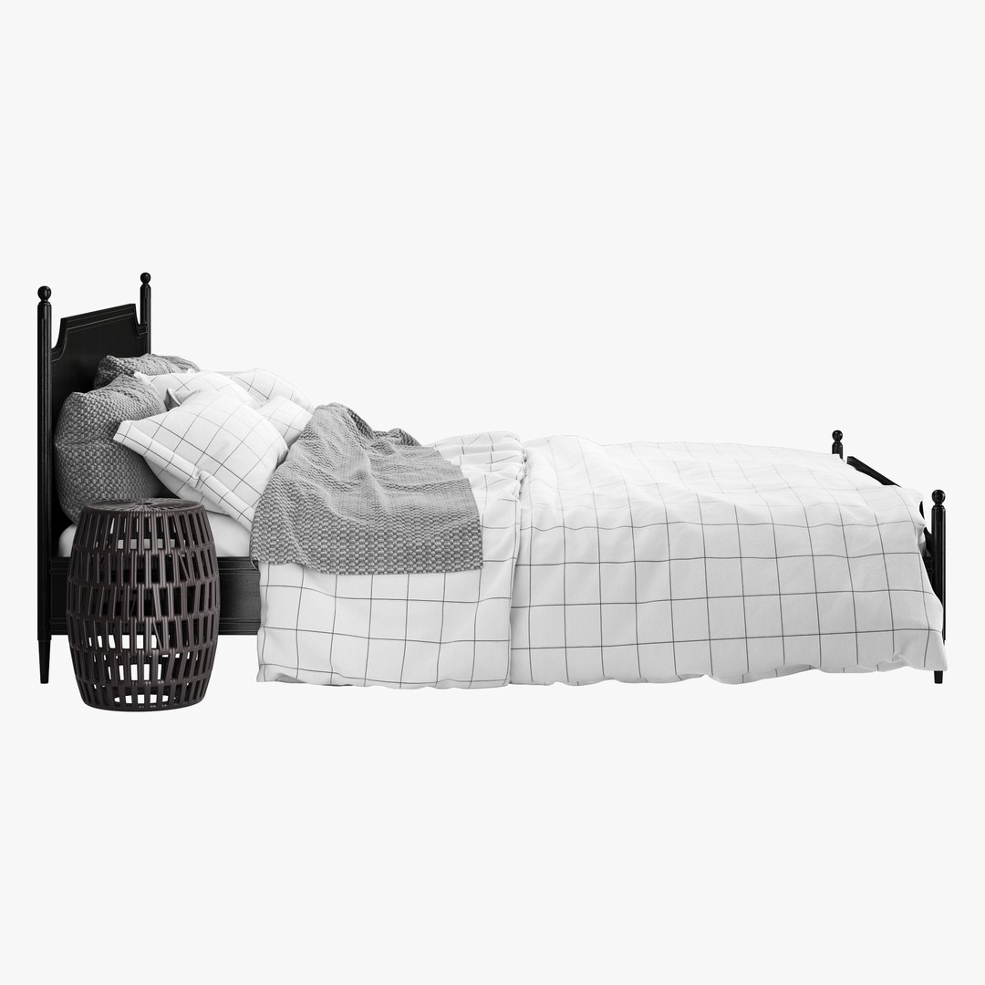 Magnolia Home Manor Cathedral Bed 3D Model - TurboSquid 2038301