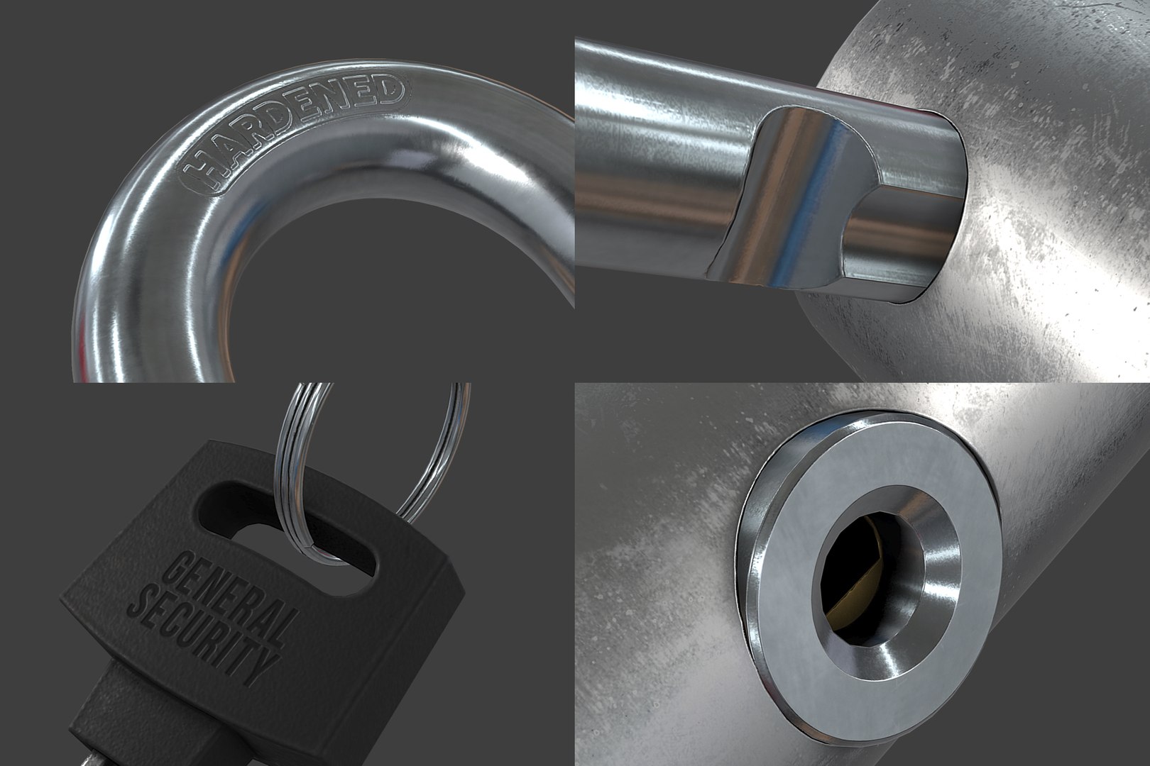 3D Model Key Lock - TurboSquid 1395601