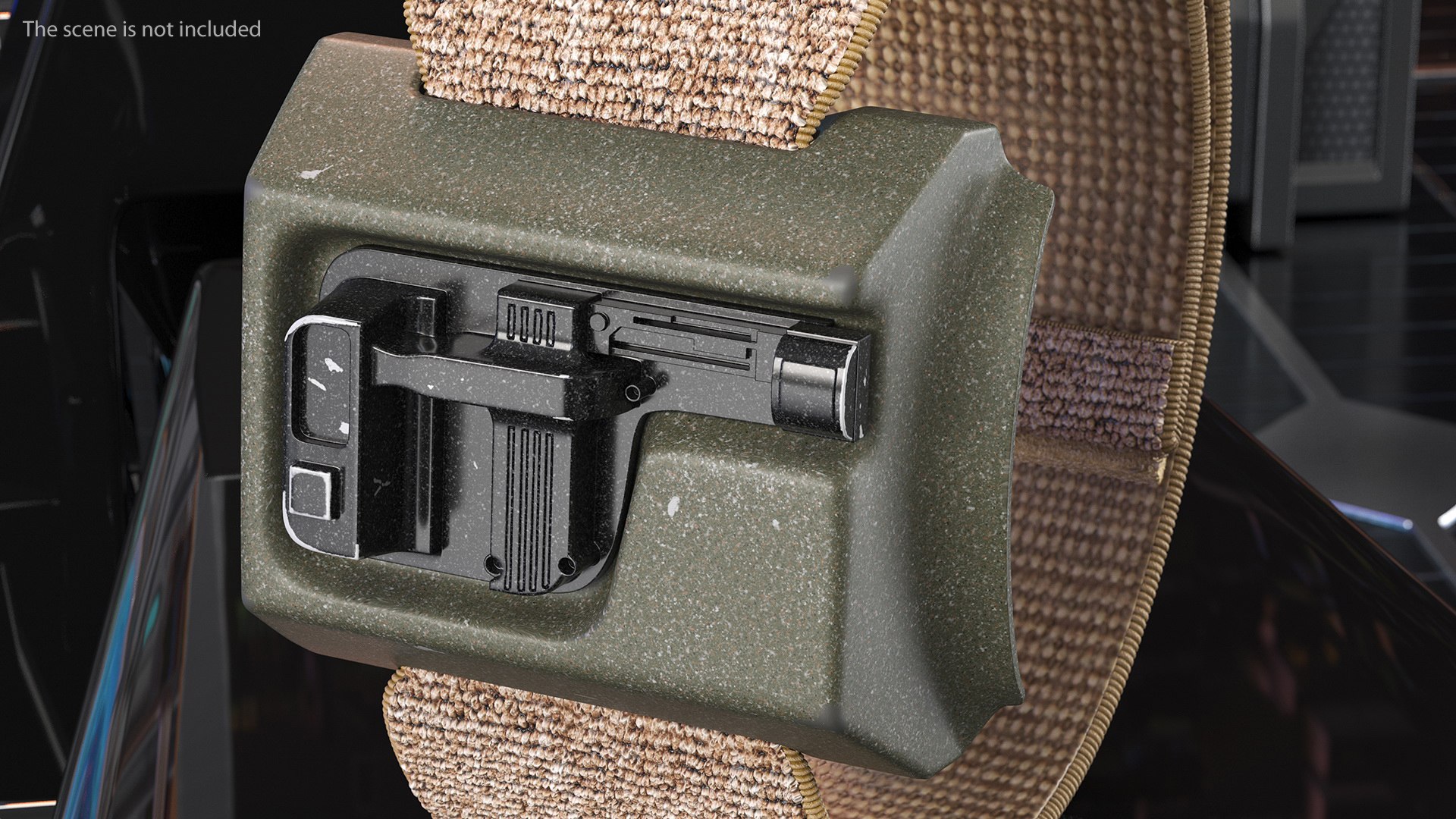 3D Star Wars Rebel Wrist Communicator Fastened - TurboSquid 2102926