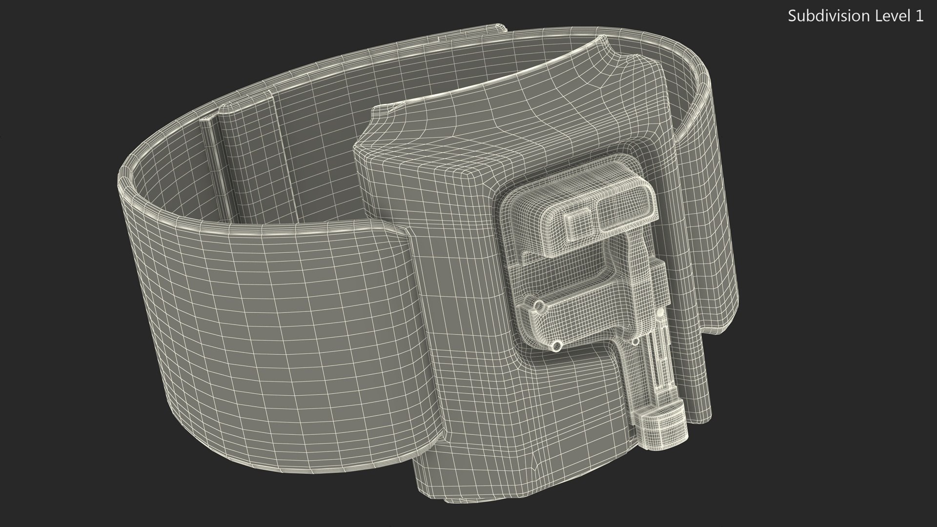 3D Star Wars Rebel Wrist Communicator Fastened - TurboSquid 2102926