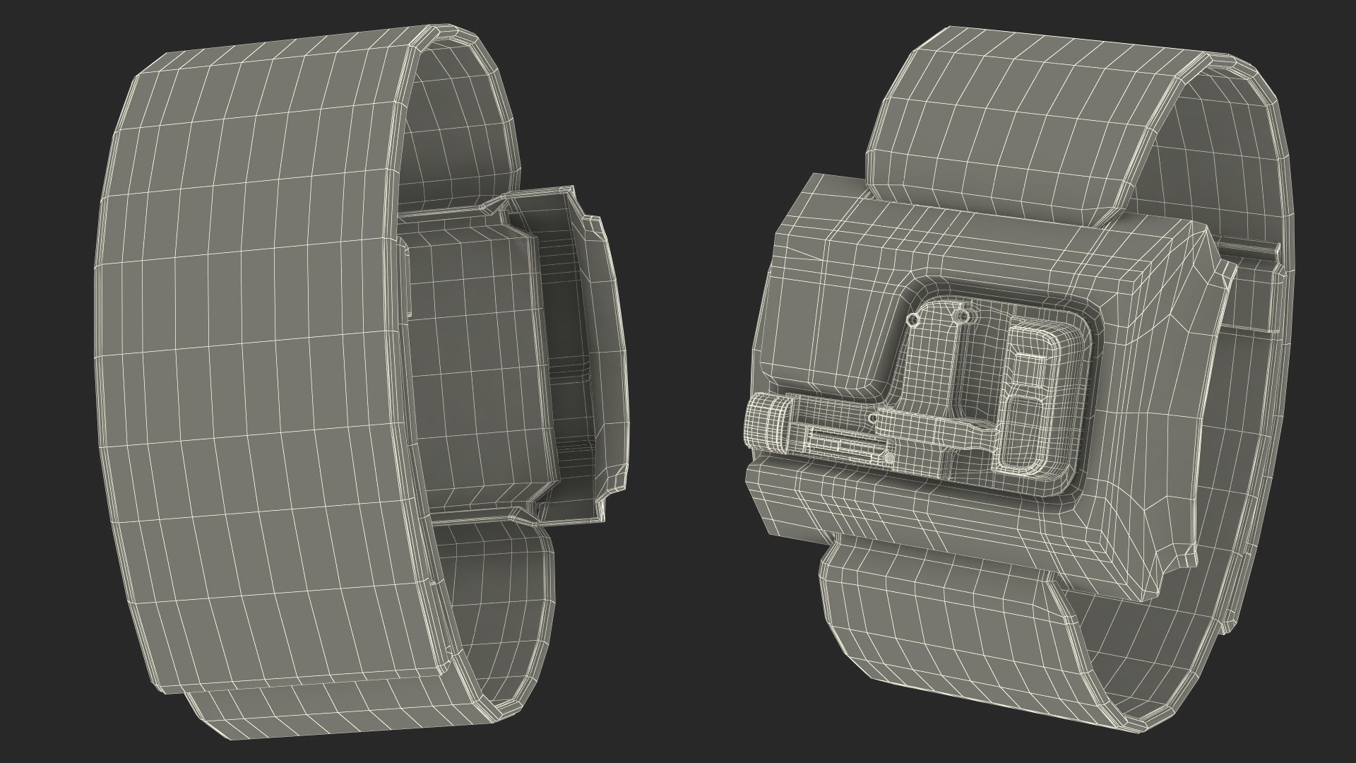 3D Star Wars Rebel Wrist Communicator Fastened - TurboSquid 2102926