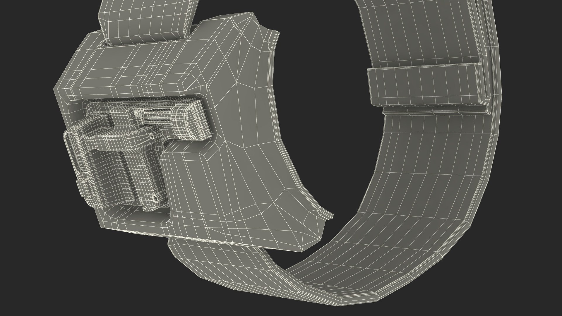 3D Star Wars Rebel Wrist Communicator Fastened - TurboSquid 2102926