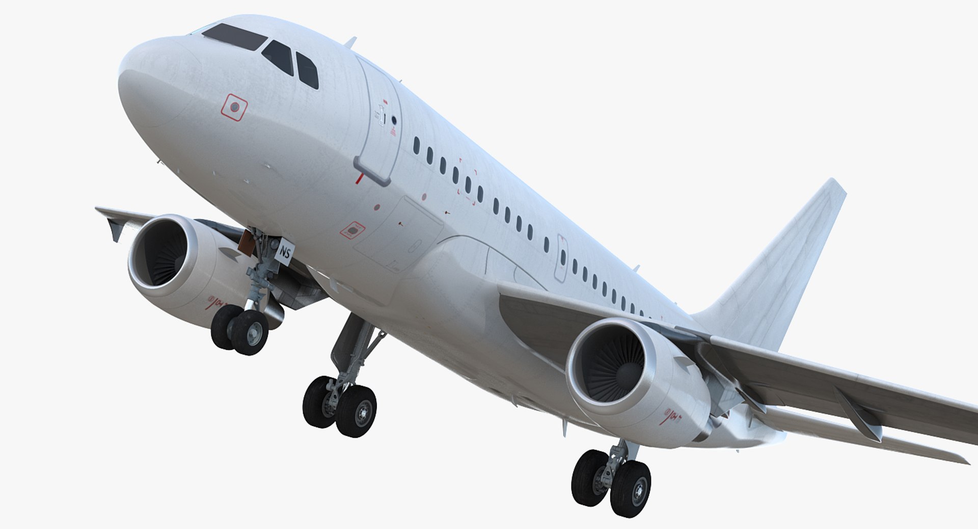 Airbus a318 generic rigged 3D model - TurboSquid 1229304