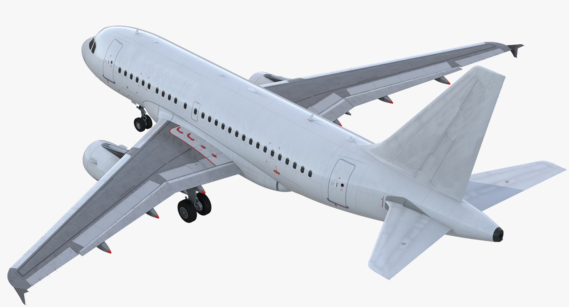 Airbus A318 Generic Rigged 3D Model - TurboSquid 1229304