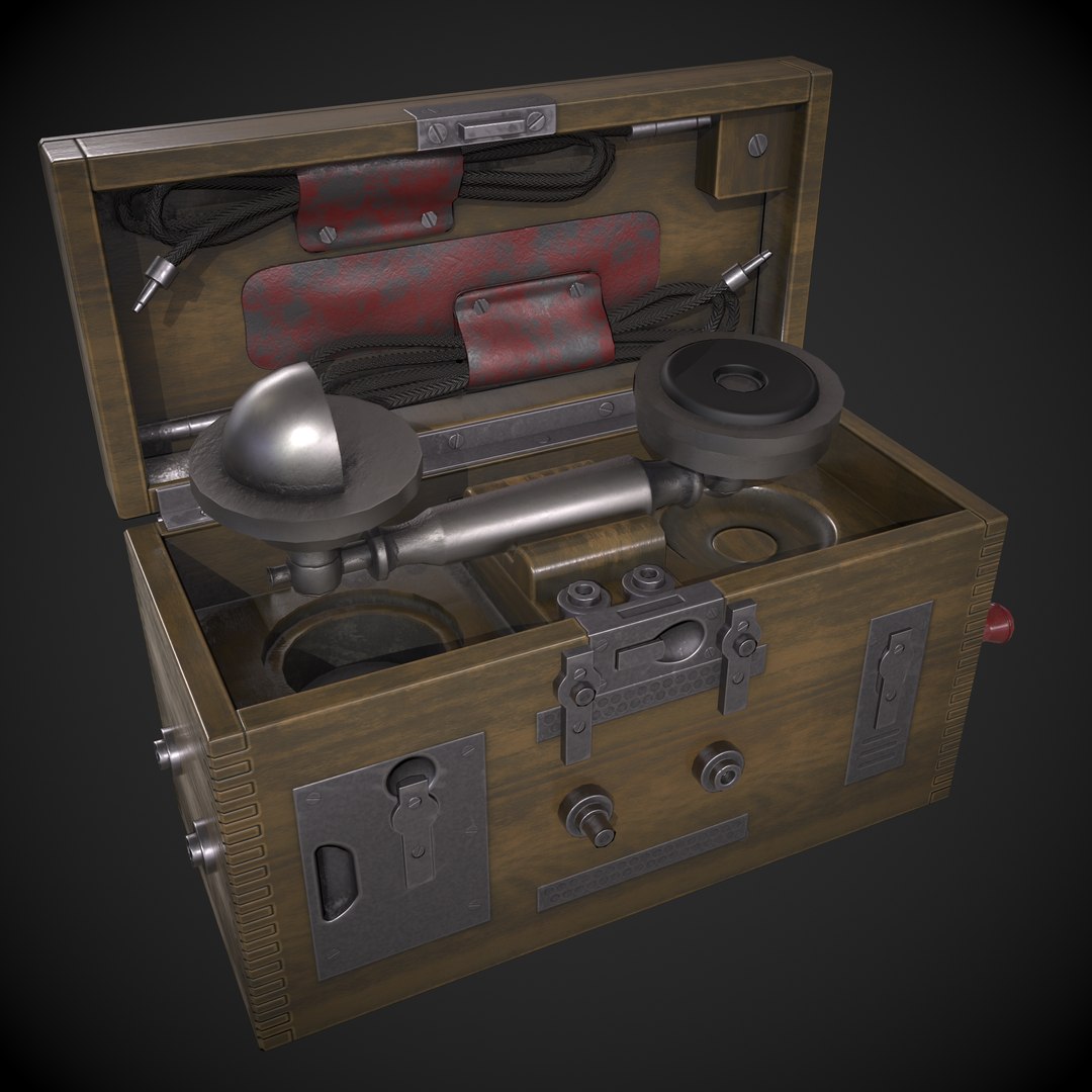 Field Telephone Model - TurboSquid 2065478