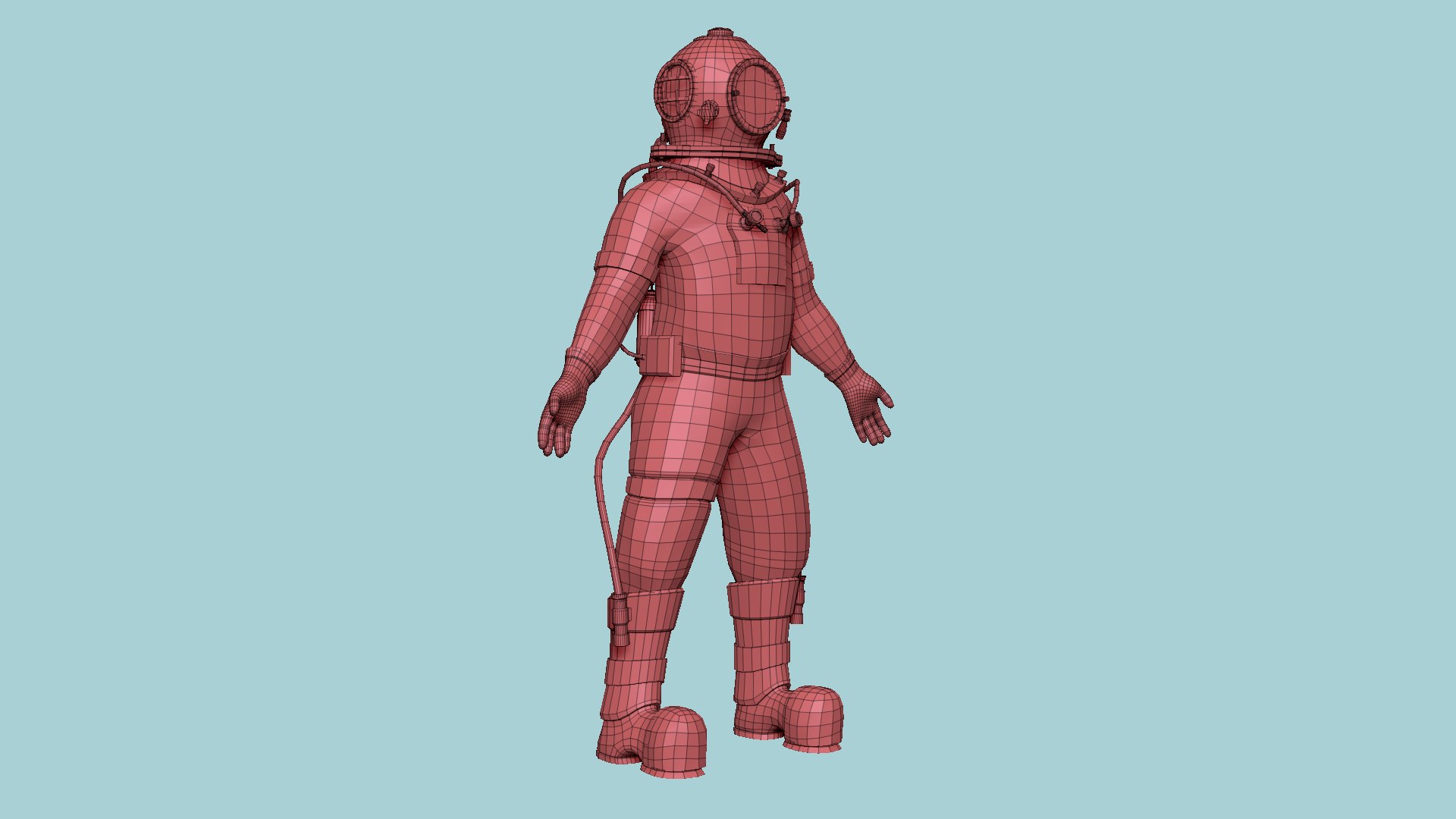 Diving Suit 03 - White Gold - Character Design Fashion Model ...