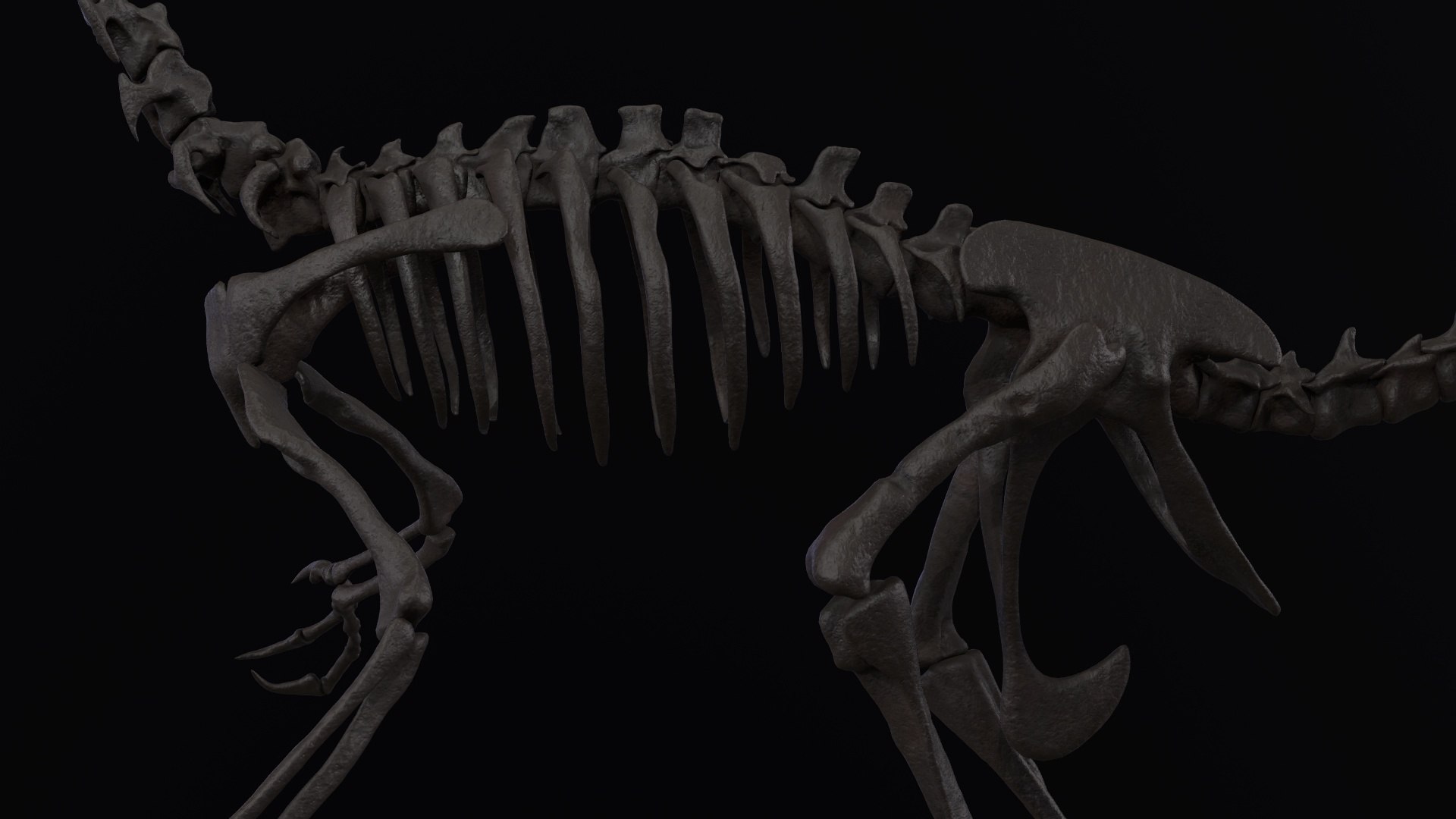 3D Model Fukuivenator Paradoxus Skeleton 3d Model - TurboSquid 2300654