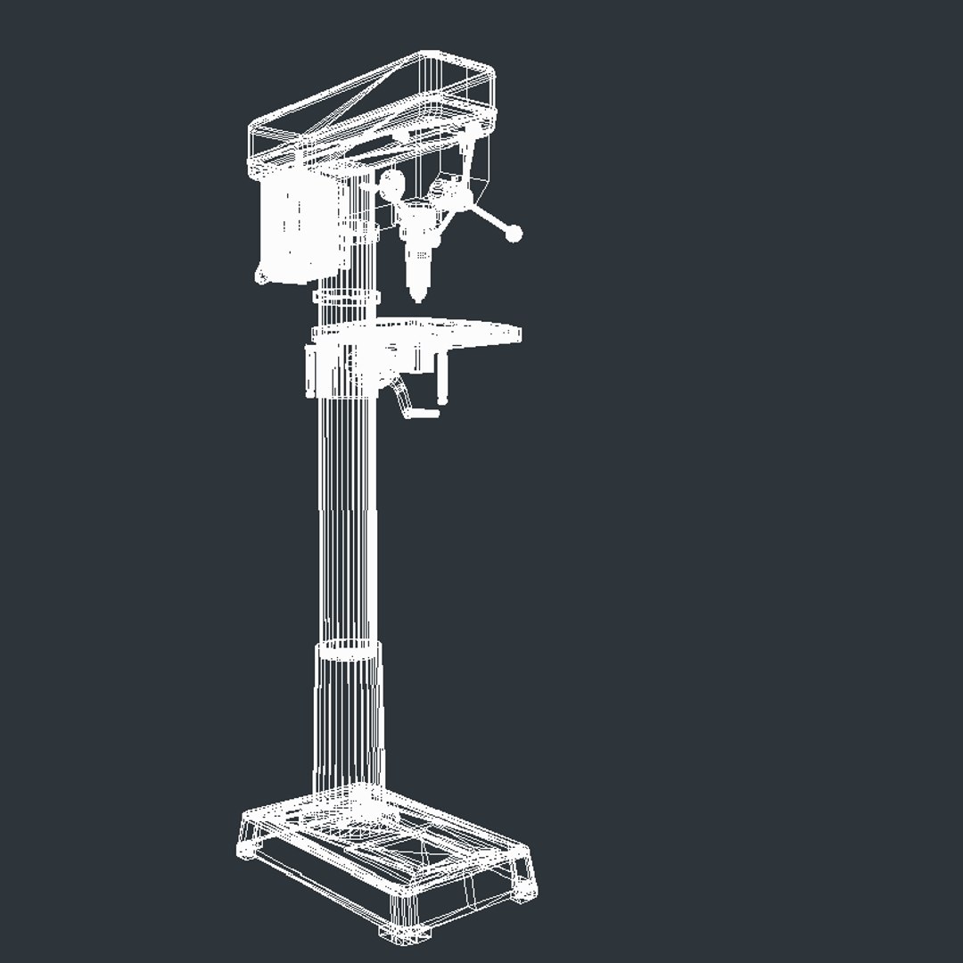 drill press 3d model