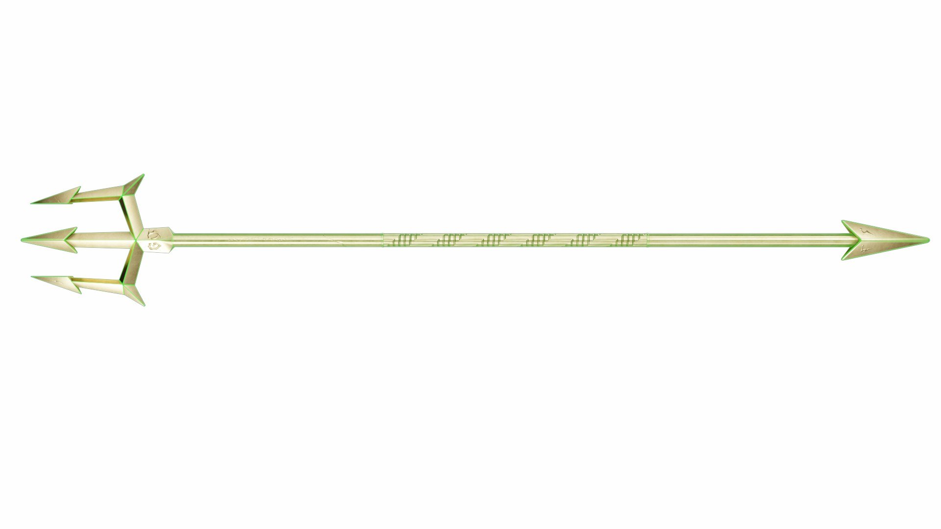 3D Golden Trident - TurboSquid 2101895