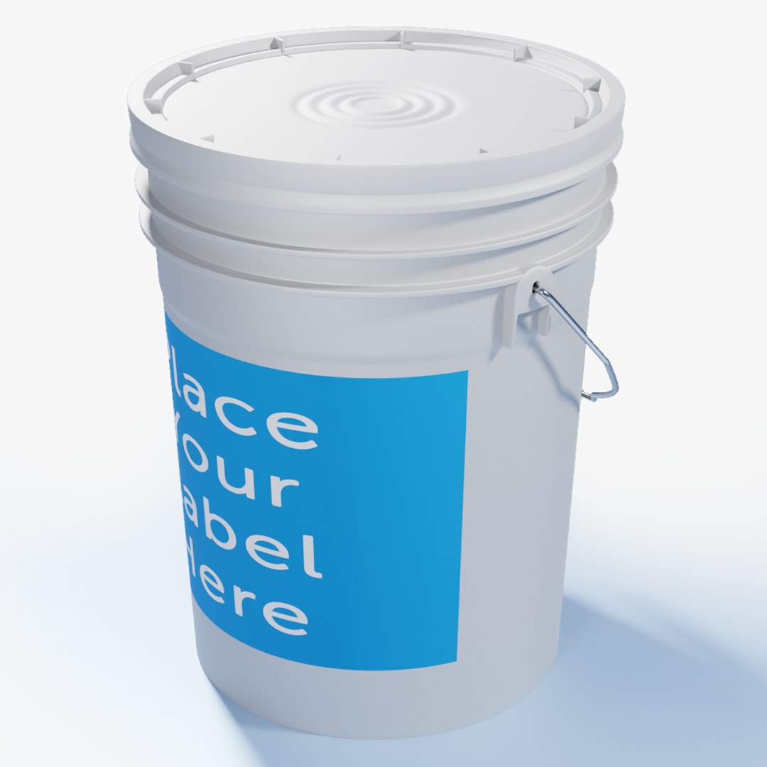 Industrial Pail 20kg 3D model - TurboSquid 1777924