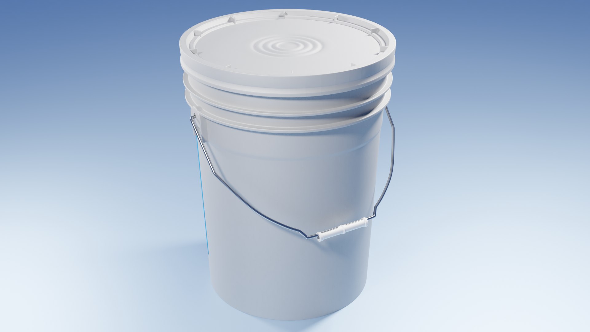 Industrial Pail 20kg 3D Model - TurboSquid 1777924