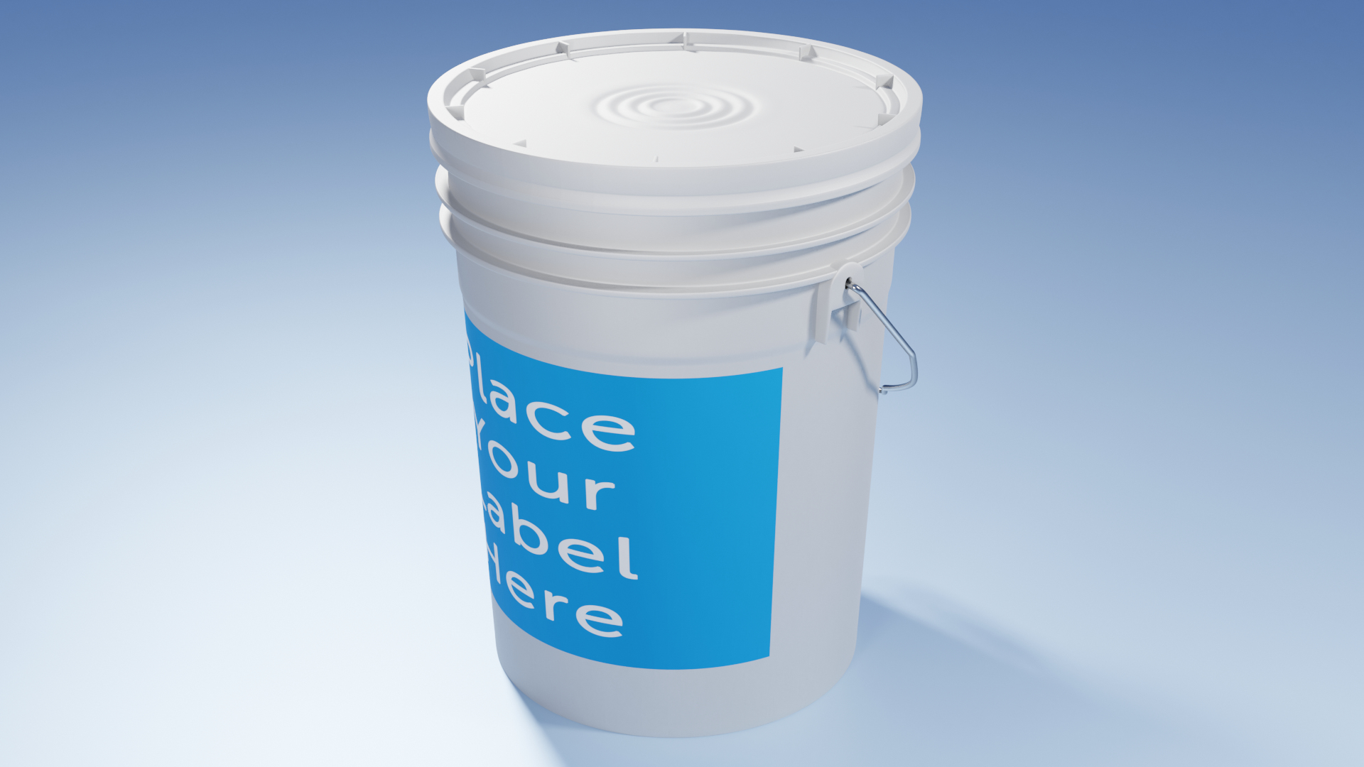 Industrial Pail 20kg 3D Model - TurboSquid 1777924