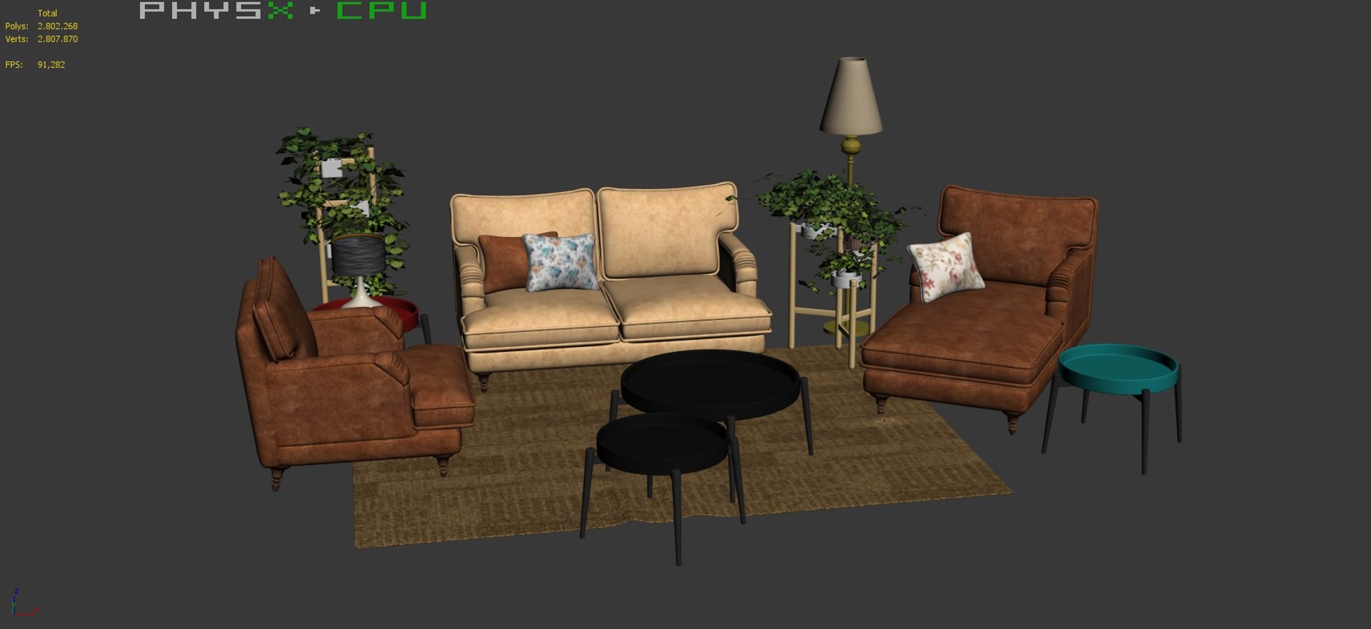 max living room set
