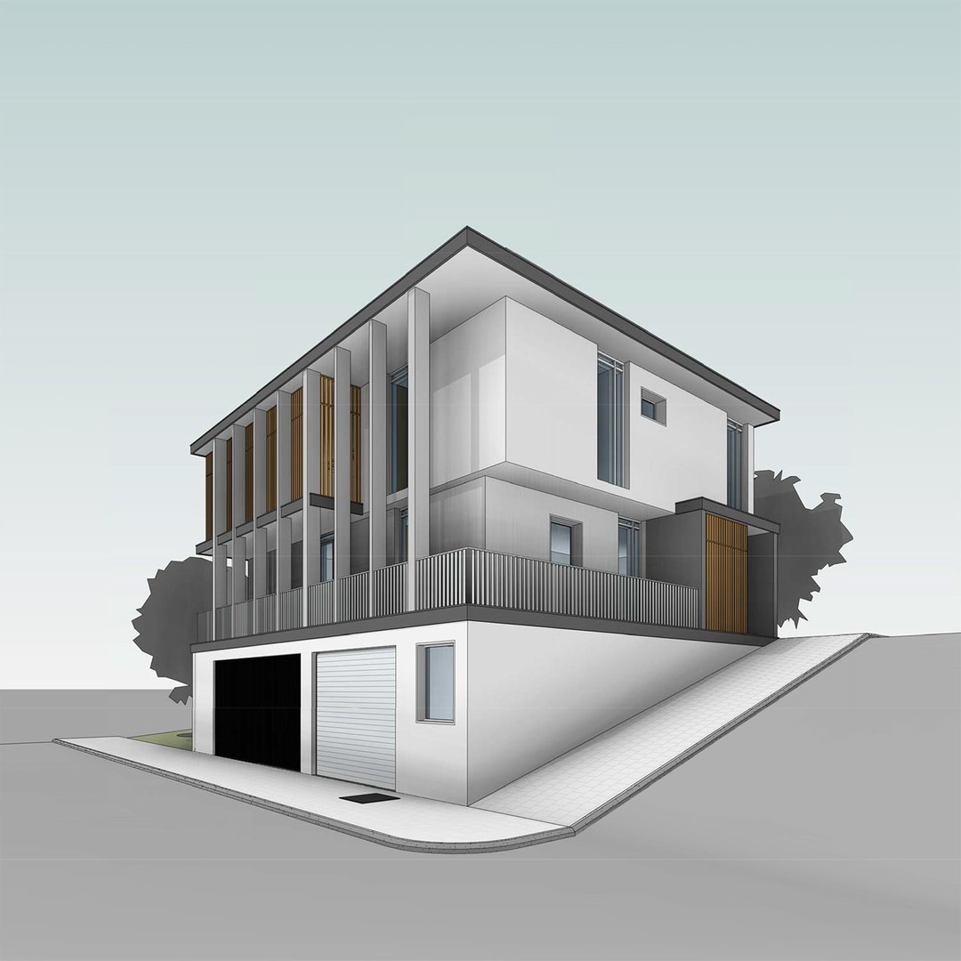 Revit House 3D Model - TurboSquid 1241611