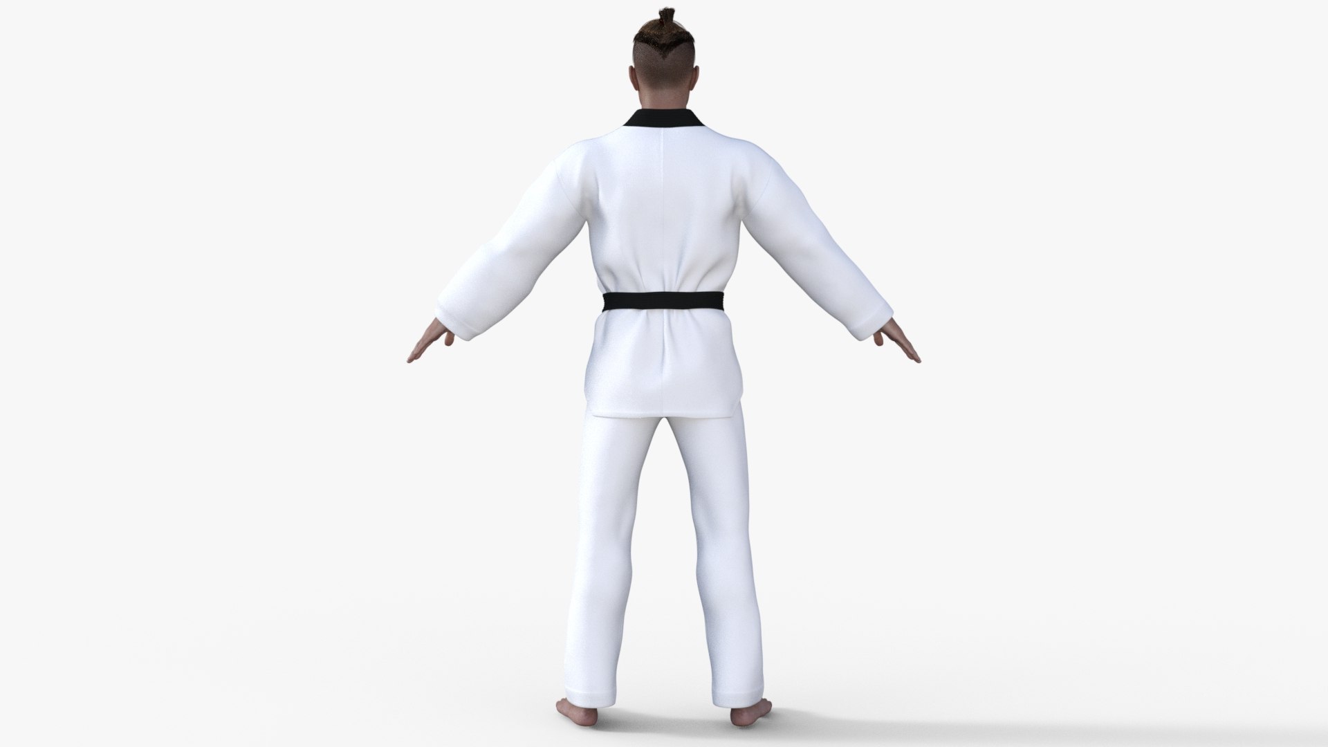 3D Realistic Karate Man model - TurboSquid 2143361