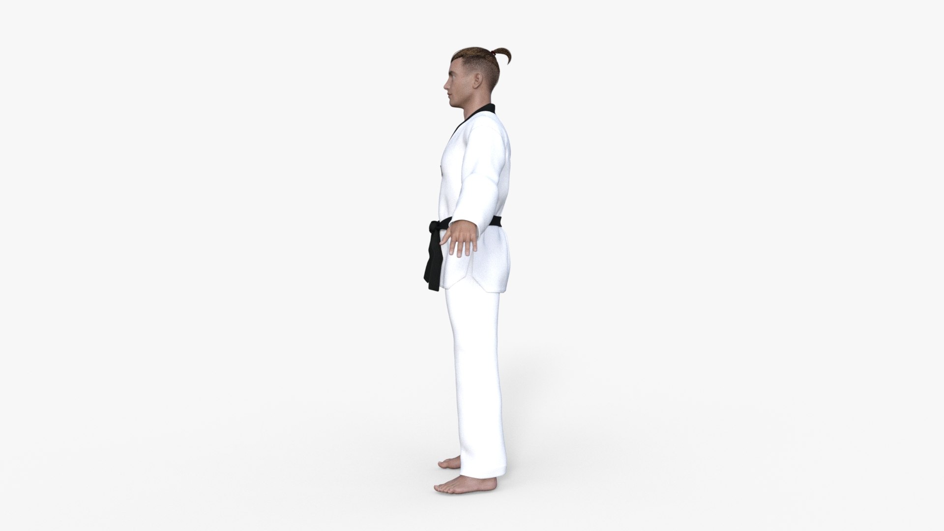 3D Realistic Karate Man model - TurboSquid 2143361
