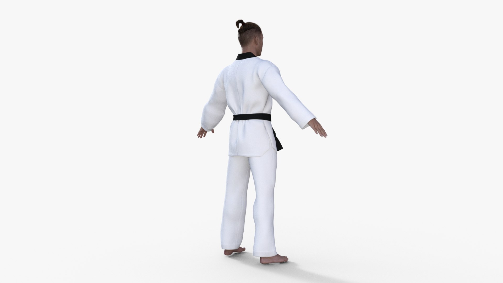 3D Realistic Karate Man model - TurboSquid 2143361