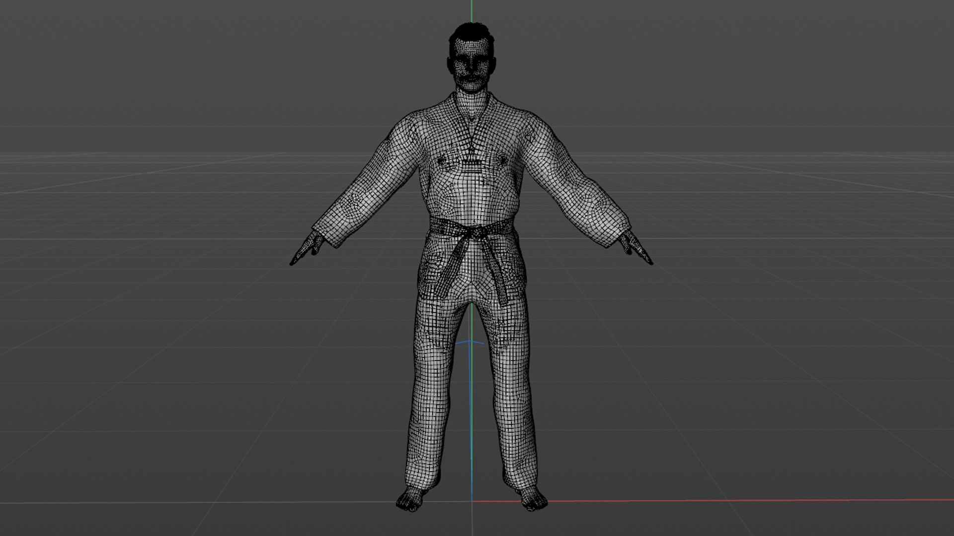 3D Realistic Karate Man model - TurboSquid 2143361