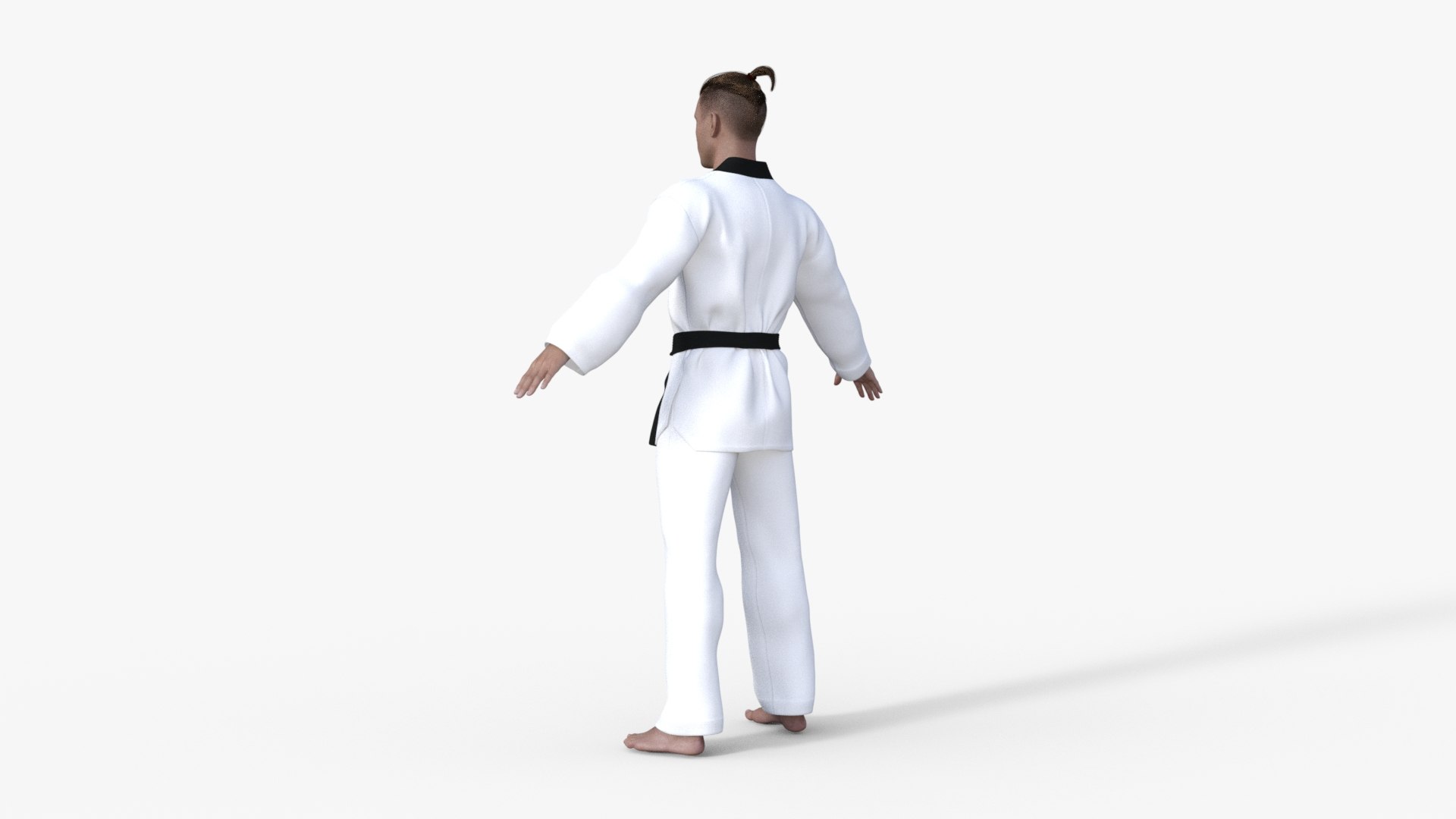 3D Realistic Karate Man model - TurboSquid 2143361