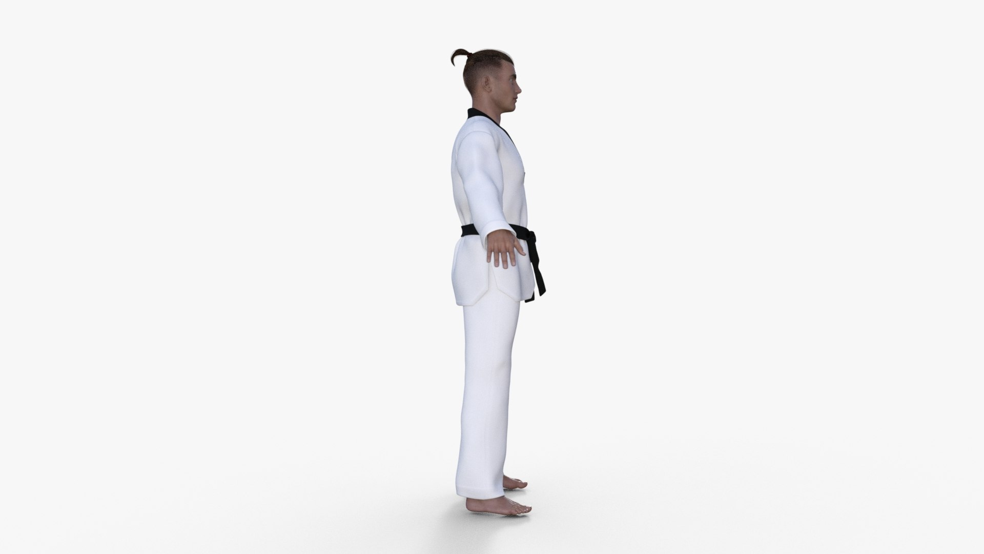 3D Realistic Karate Man model - TurboSquid 2143361