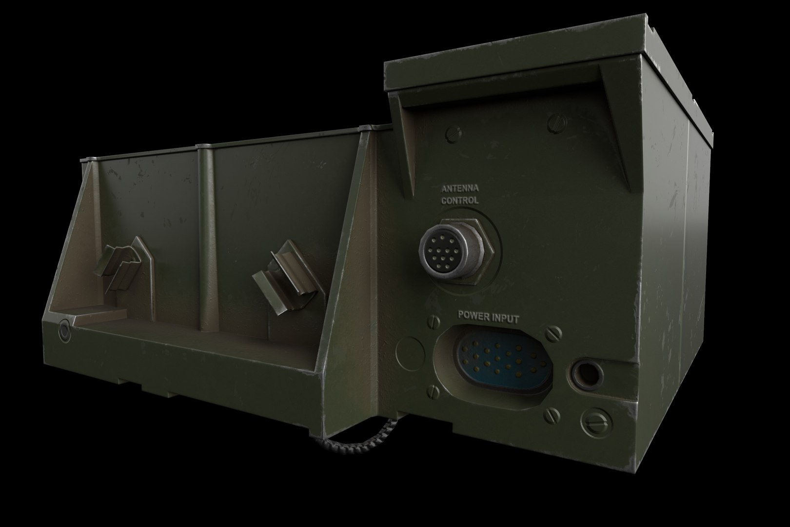 Military Radio PRC-77 With Amplifier AM-1777 3D - TurboSquid 1775305