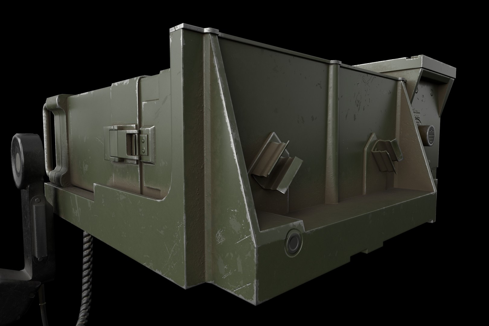 Military Radio PRC-77 With Amplifier AM-1777 3D - TurboSquid 1775305