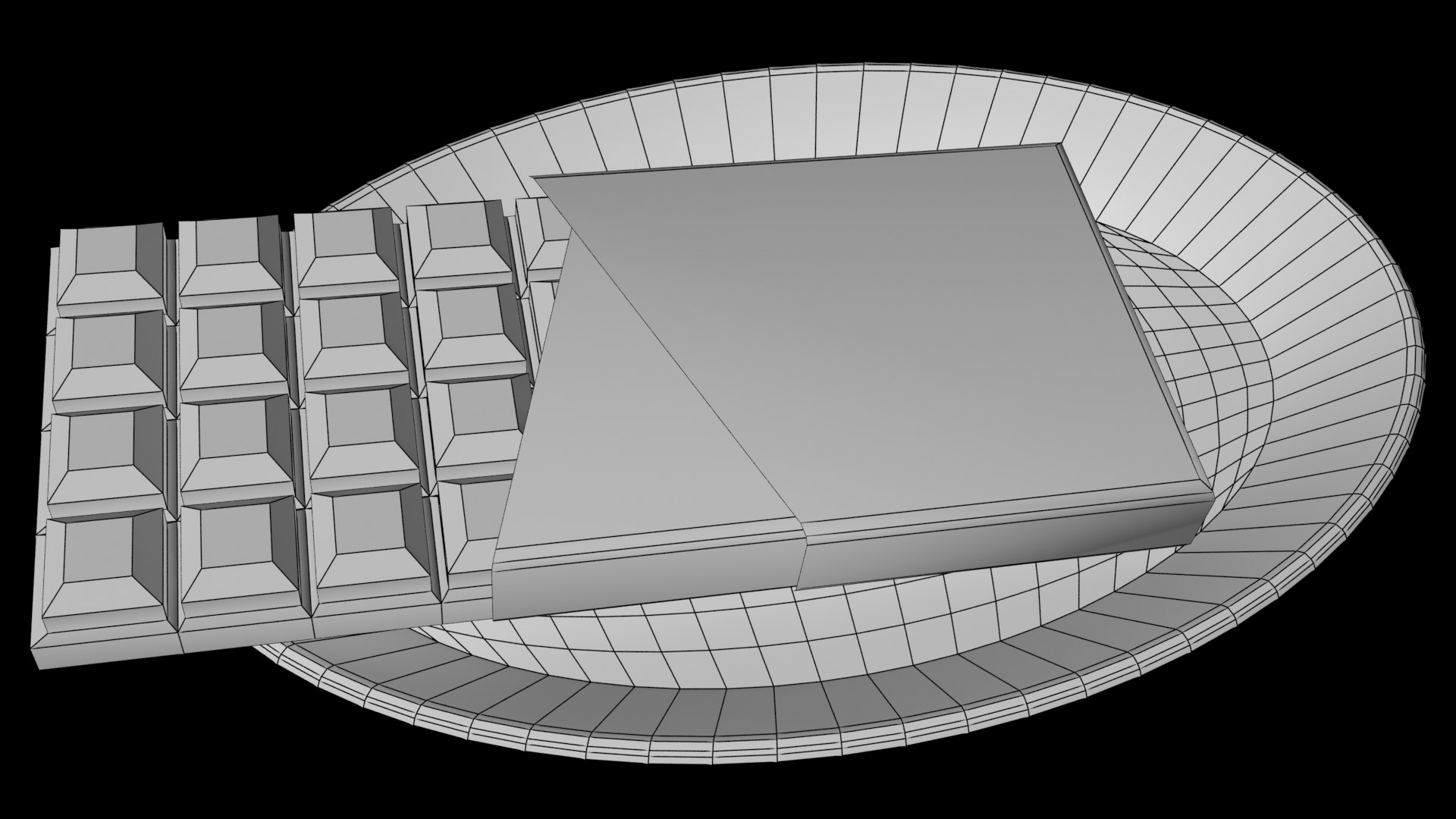 3D Chocolate Bar Model - TurboSquid 1924211
