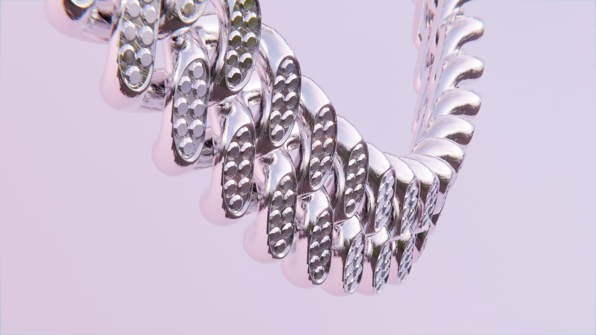 Diamond Link Chain - Modeled Diamonds 3D Model - TurboSquid 1774501