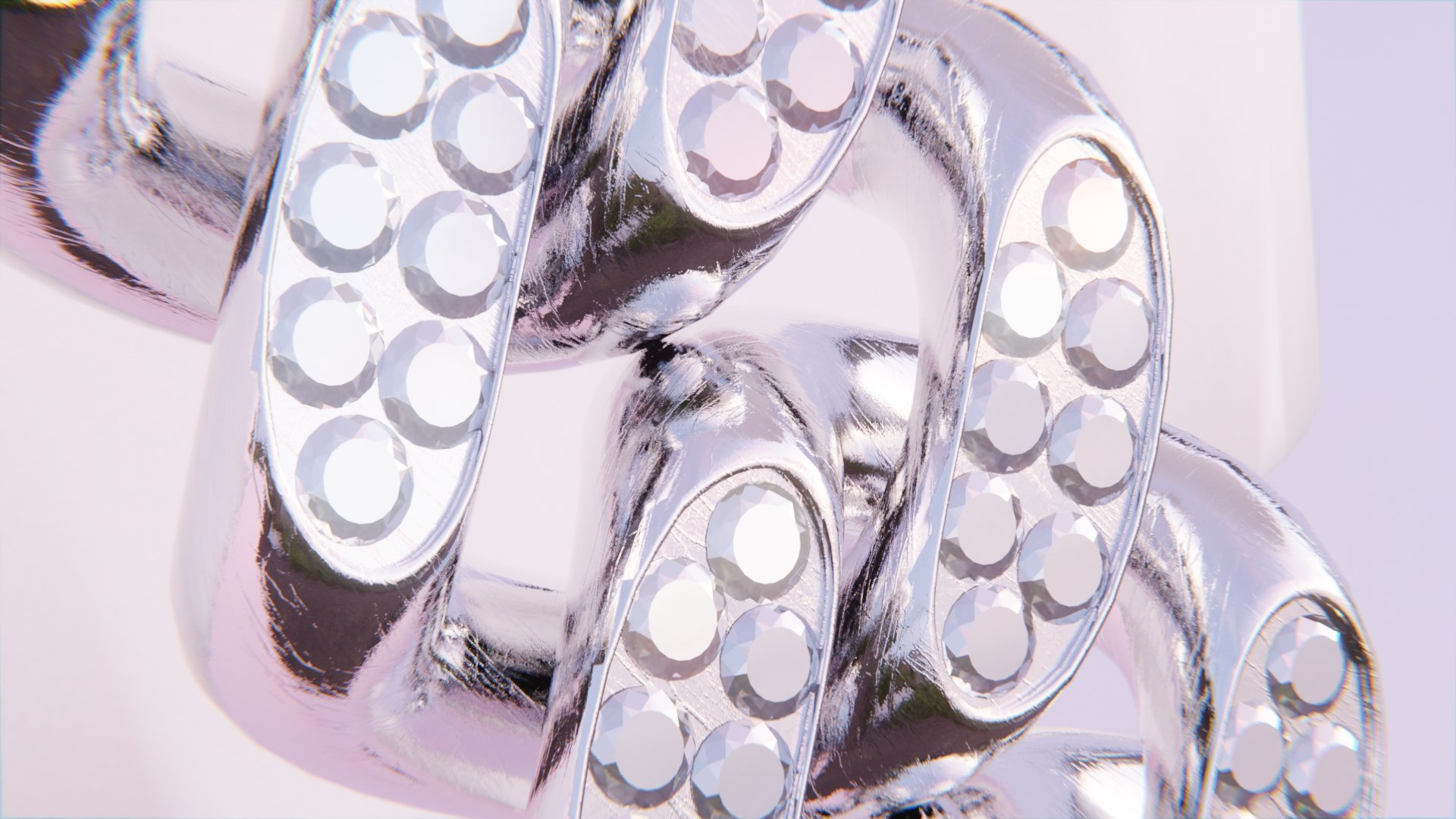 Diamond Link Chain - Modeled Diamonds 3D Model - TurboSquid 1774501