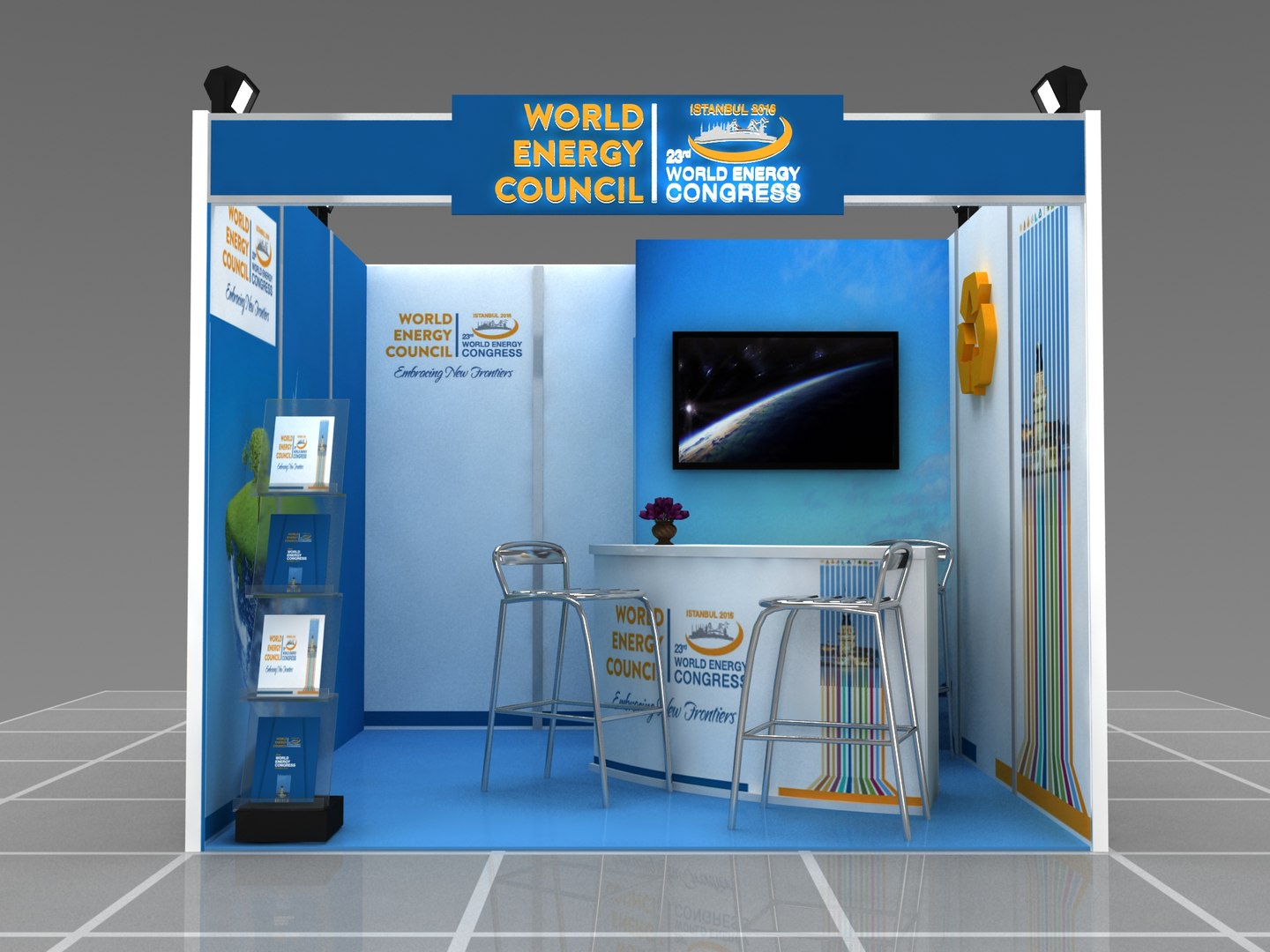 Modular Fair Stand 3D Model - TurboSquid 1568715