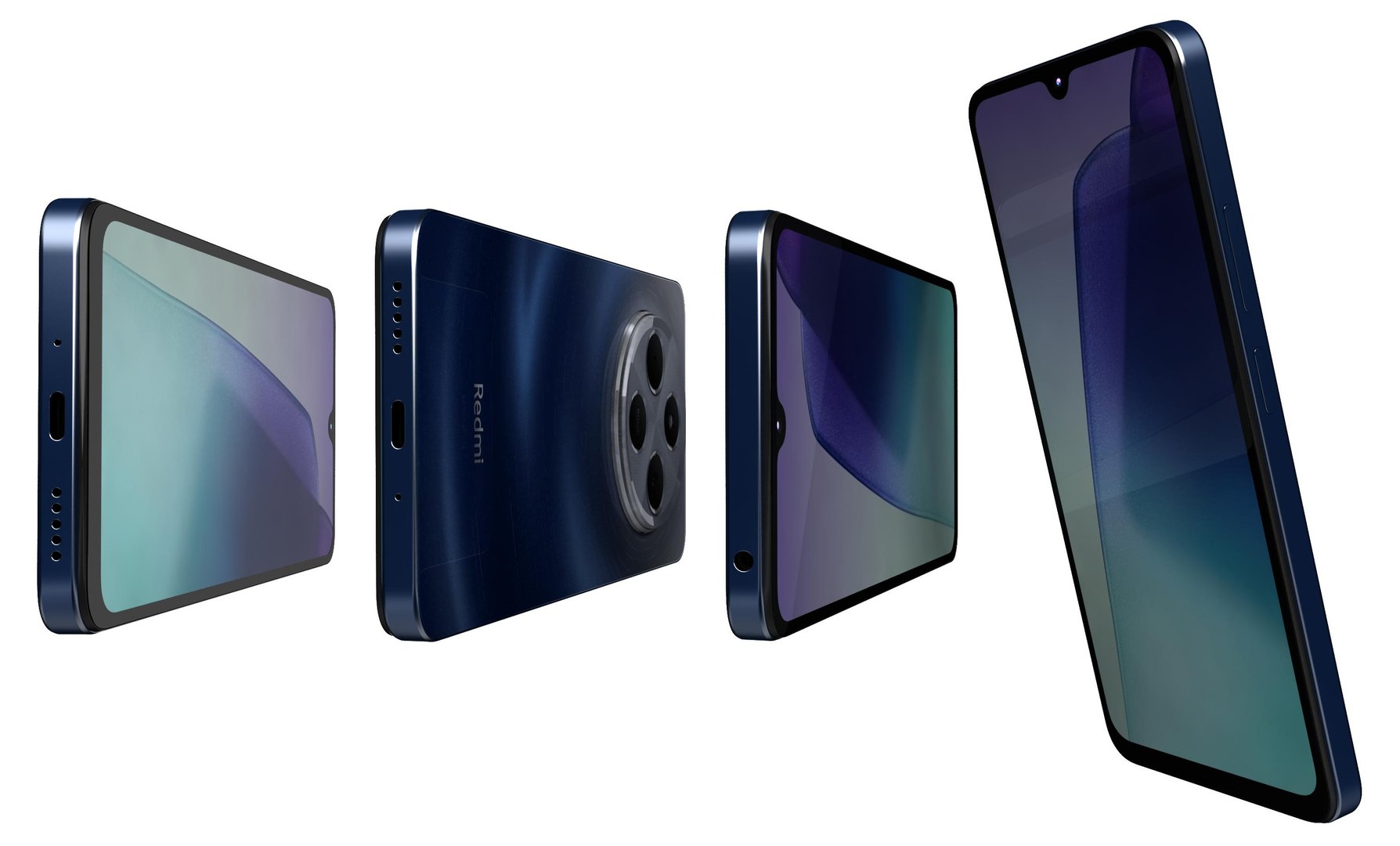 Xiaomi Redmi 14C Starry Blue 3D Model - TurboSquid 2276797
