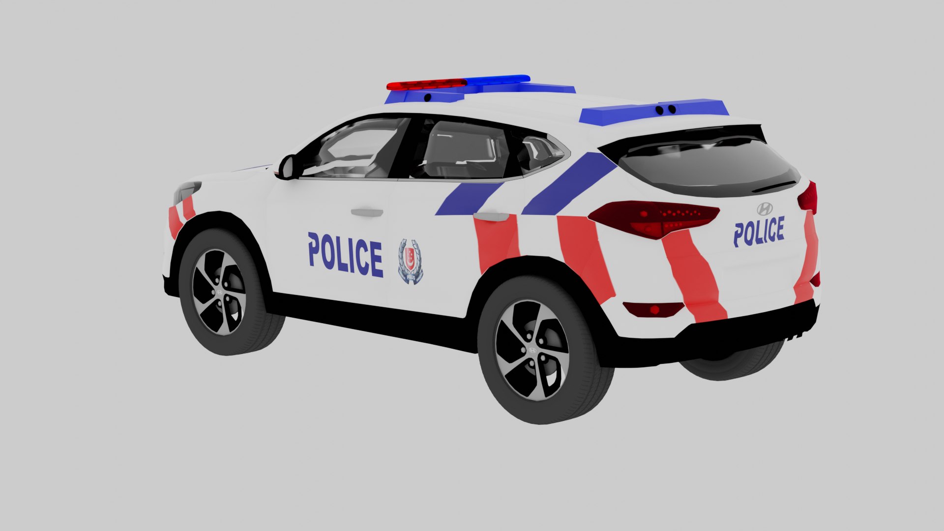 3D Singapore Police Car Model - TurboSquid 1980555