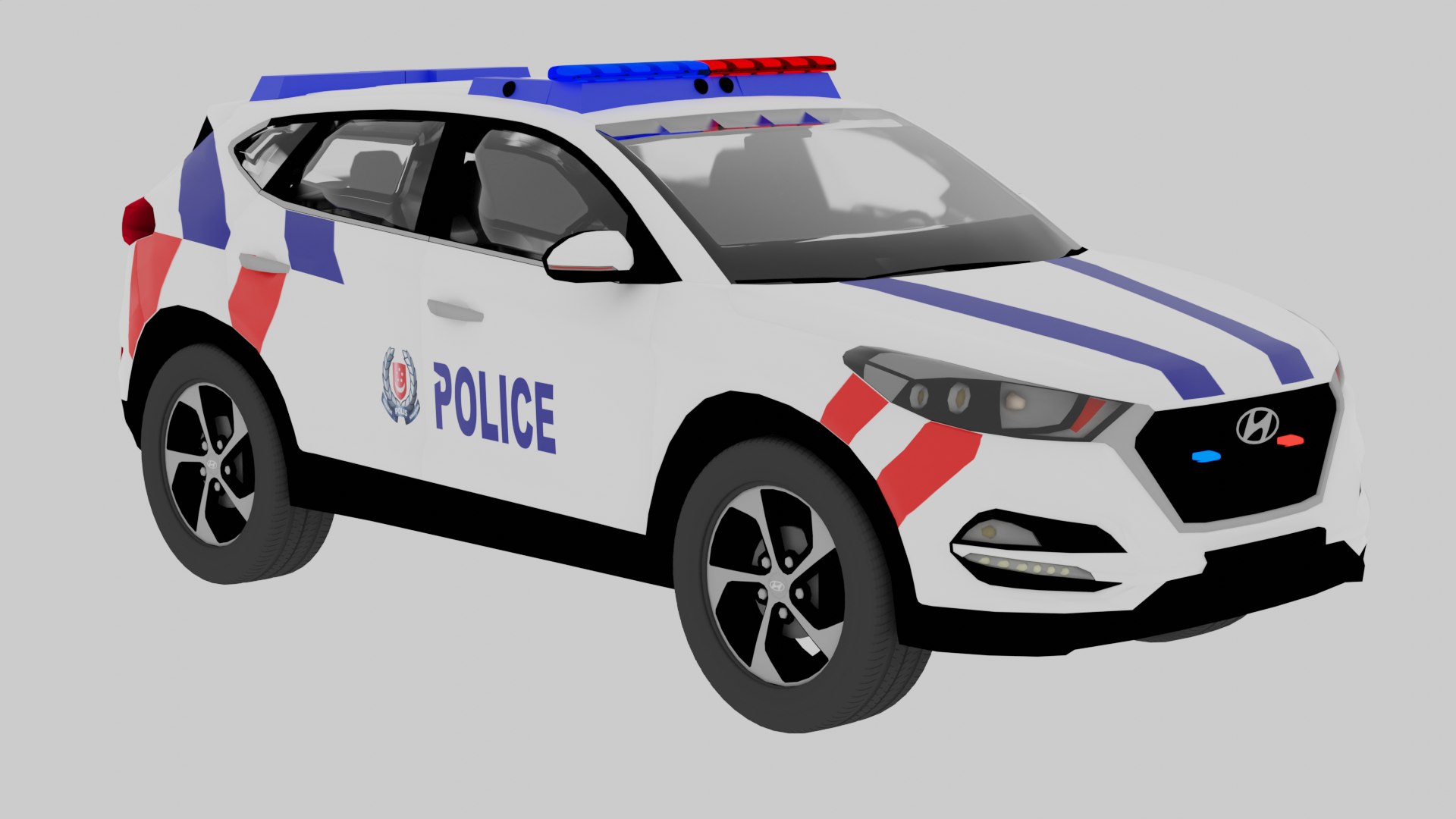 3D Singapore Police Car Model - TurboSquid 1980555