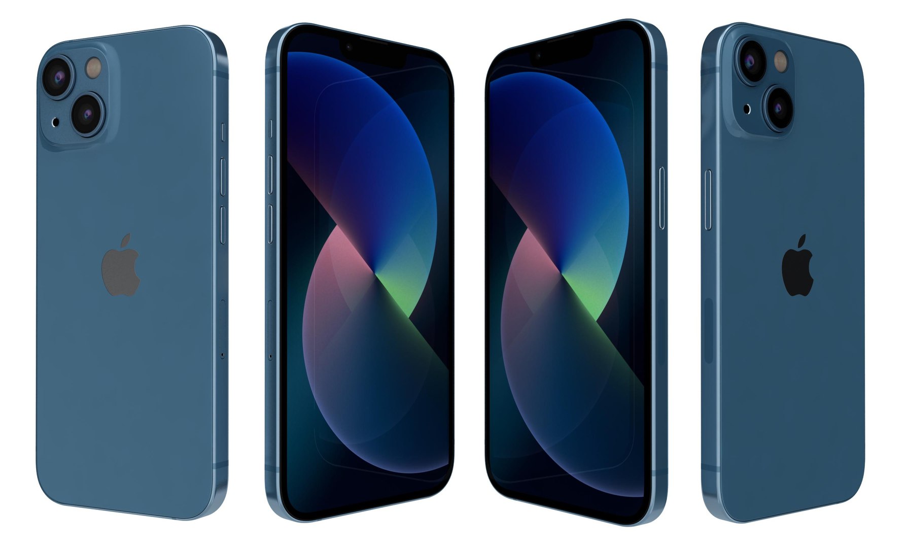 3D model Apple iPhone 13 Mini All Colors - TurboSquid 1796336