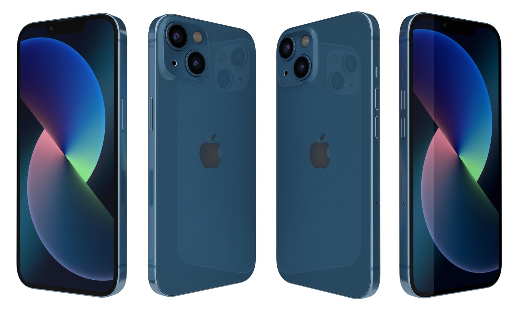 3D model Apple iPhone 13 Mini All Colors - TurboSquid 1796336