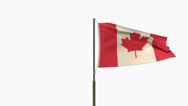 Animated Canada Flag 3D model - TurboSquid 1794249