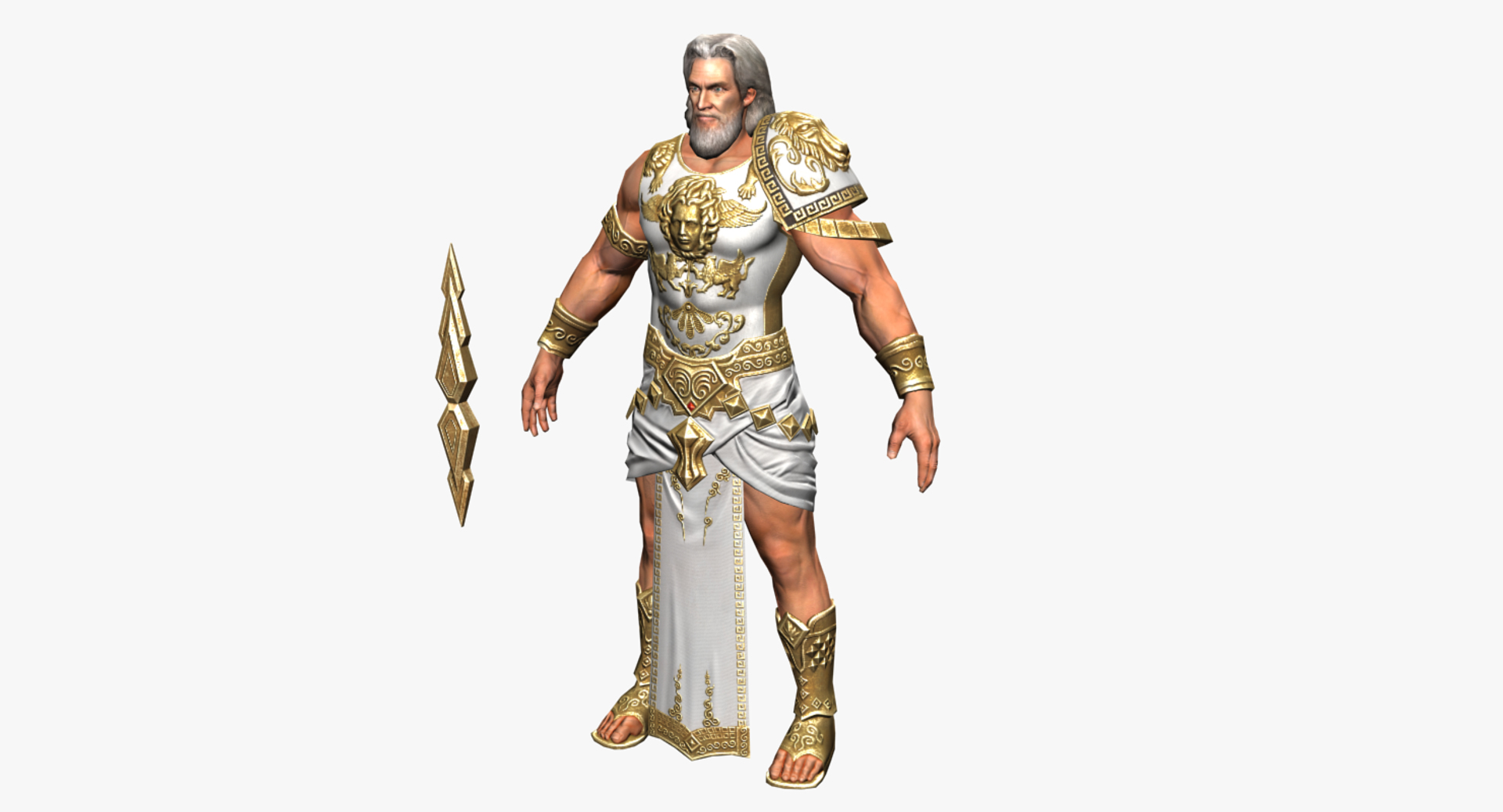 Zeus Character Model - TurboSquid 1190384