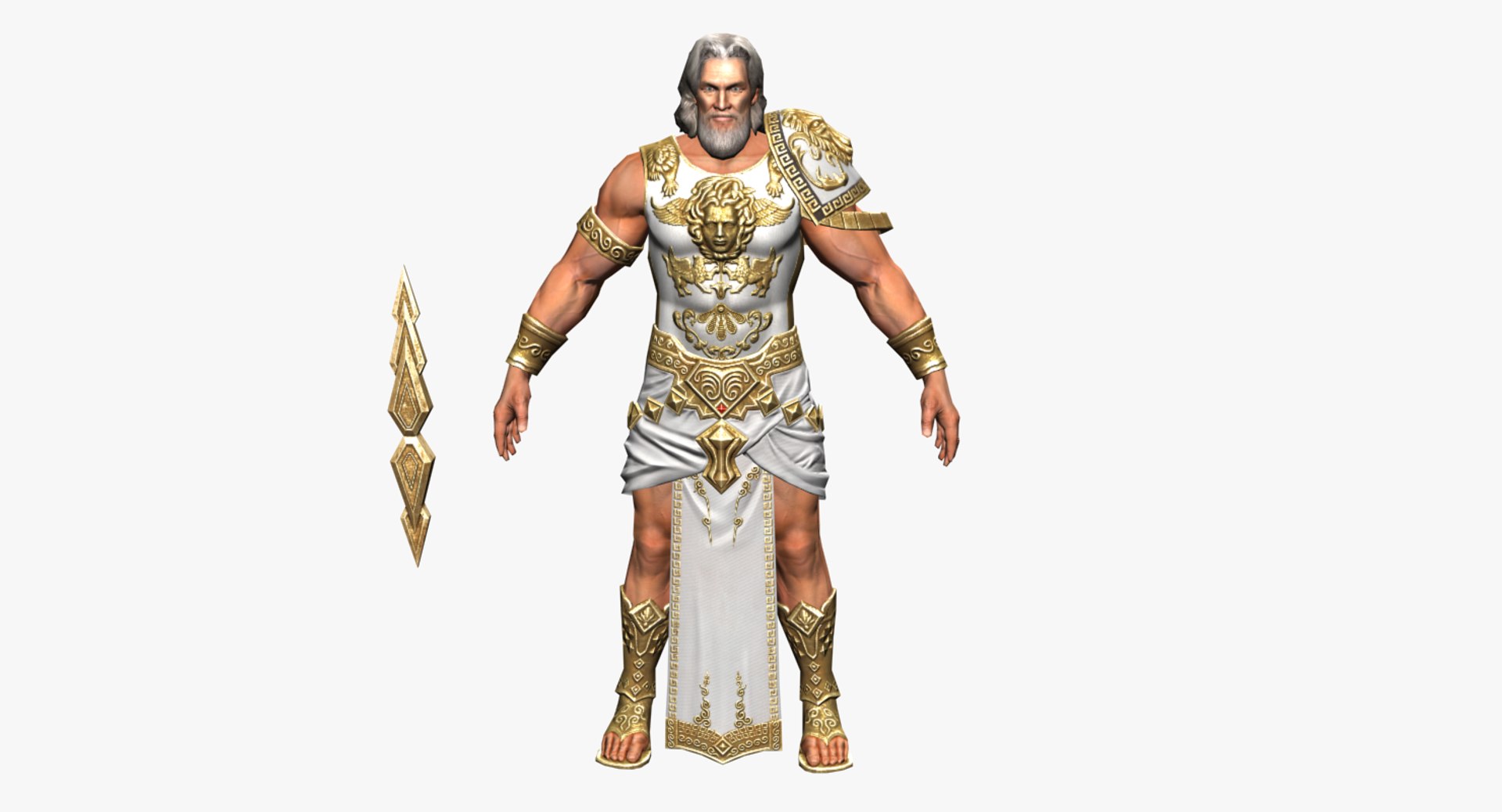 Zeus Character Model - TurboSquid 1190384