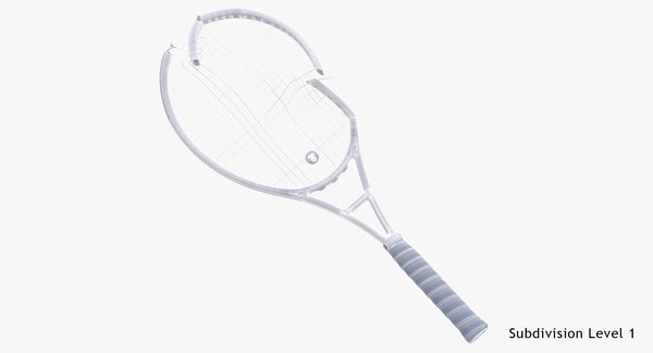 3D model tennis racket broken - TurboSquid 1562458