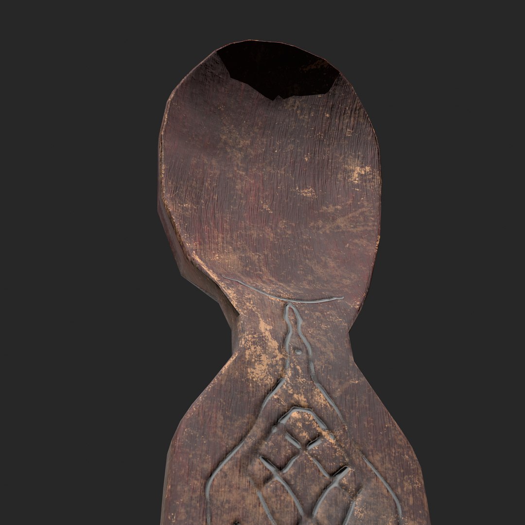Medieval Carved Spoon 3D model - TurboSquid 1729376