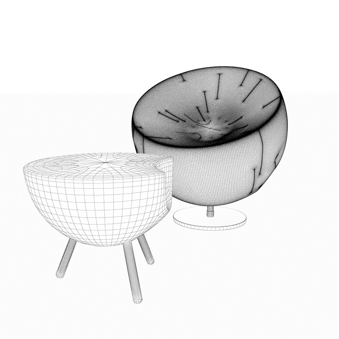Riva Stool 3D - TurboSquid 1192881