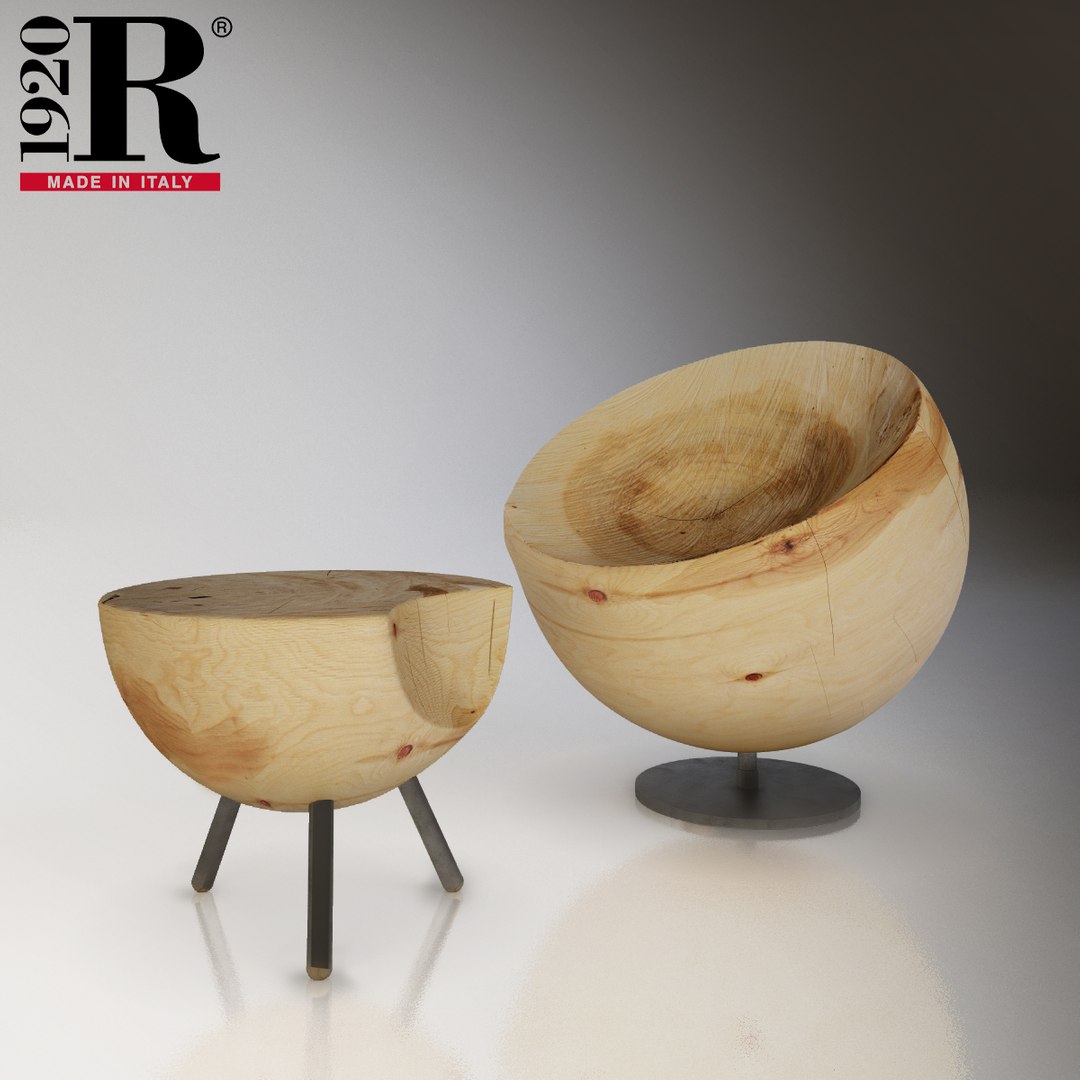 Riva Stool 3D - TurboSquid 1192881