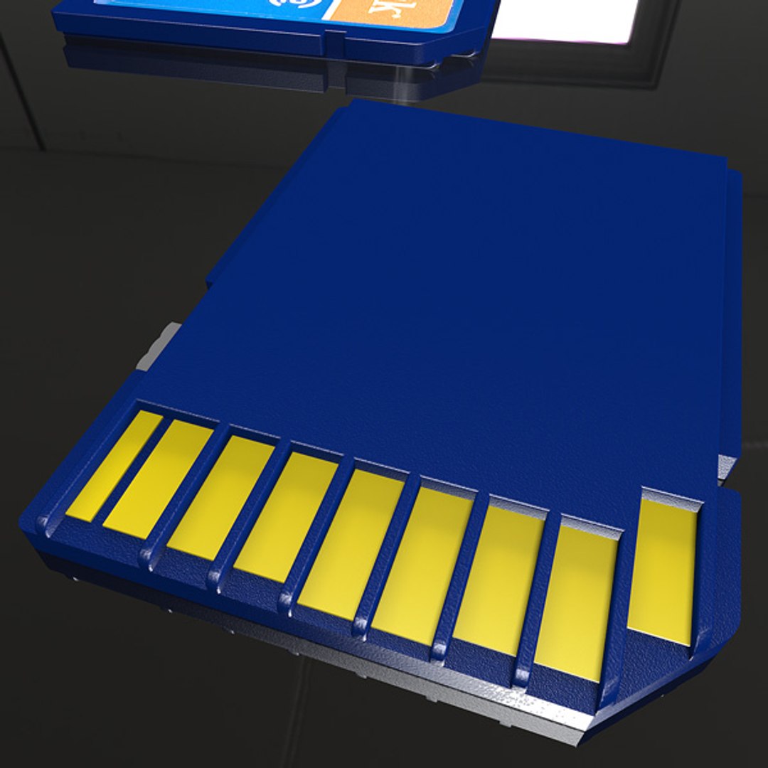 3d Sd Card Model